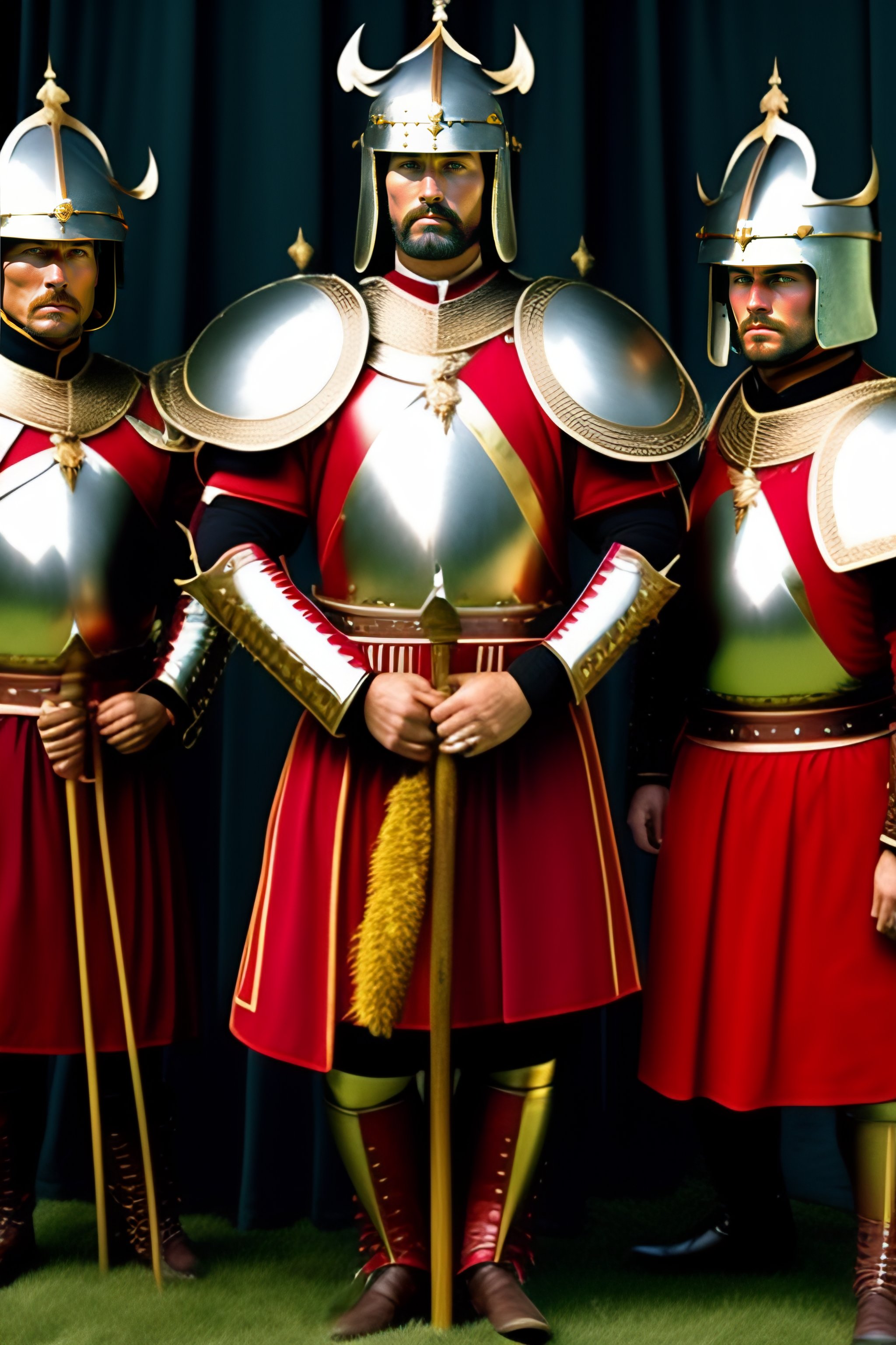 Lexica - A group of 16th century pikemen, cuirass, helmet, long spear ...