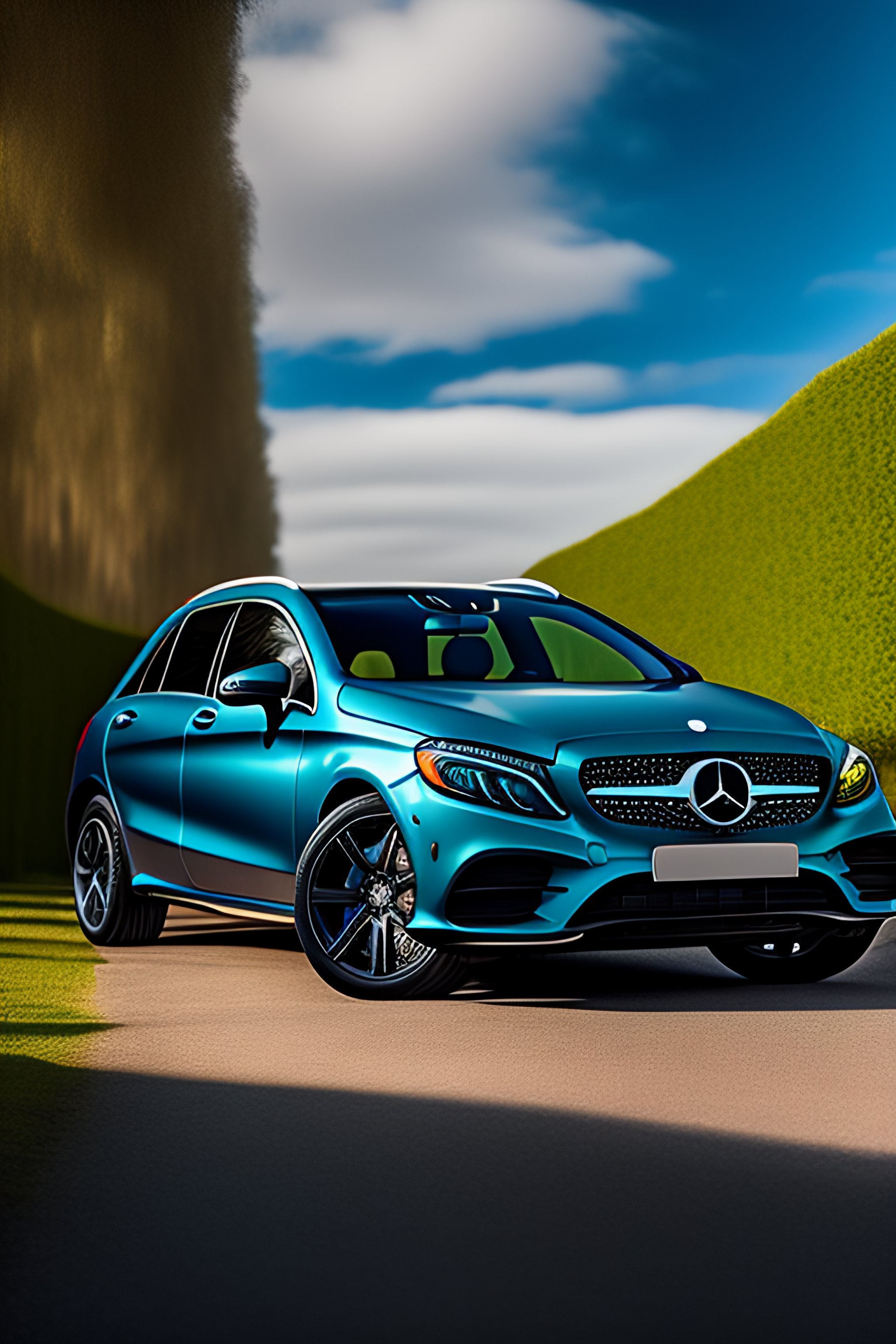 Lexica - COCHE MERCEDES CLASE C220 AZUL ESPECTRAL EN LA SELVA