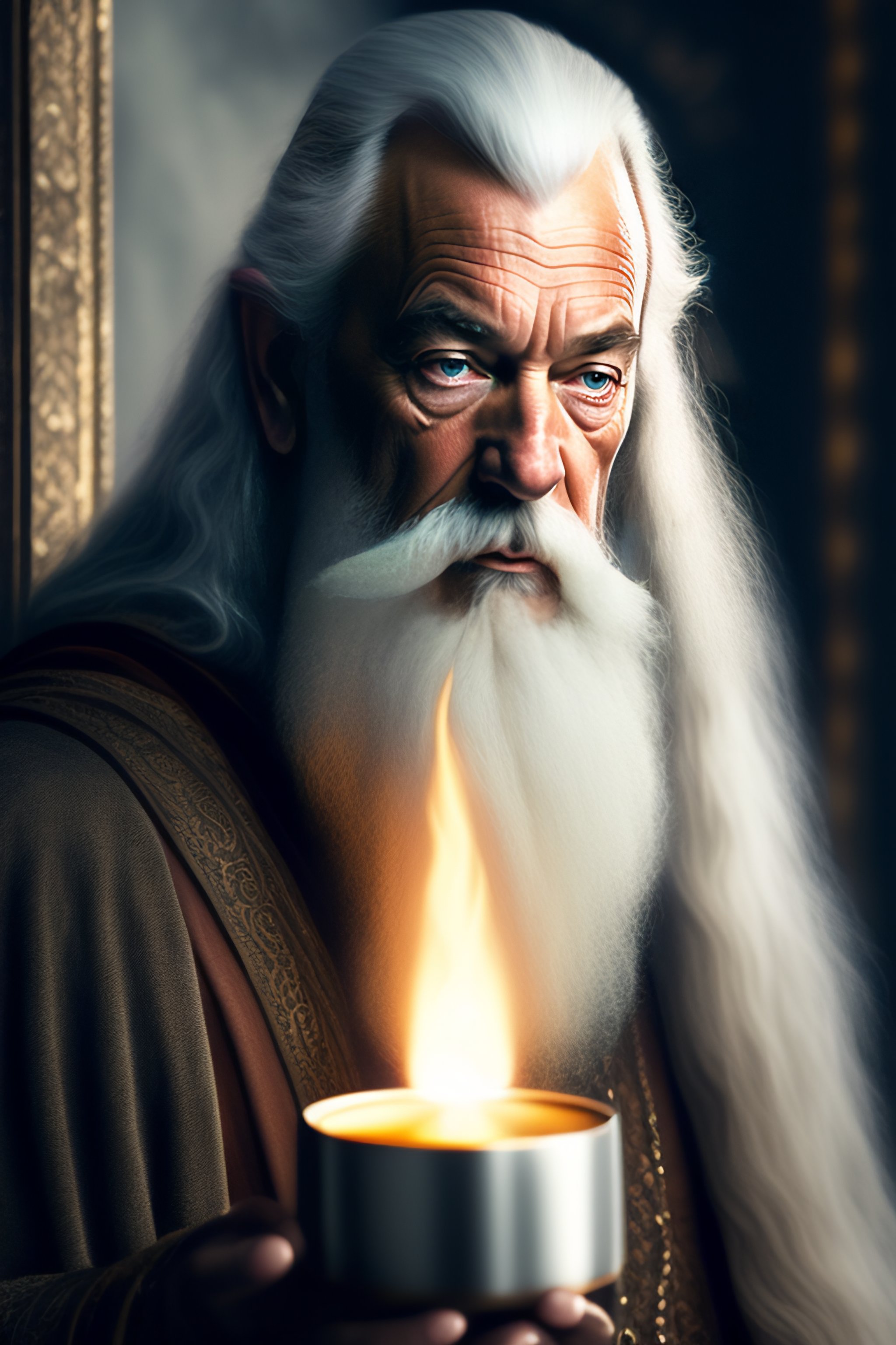 Lexica - Gandalf the grey using magic