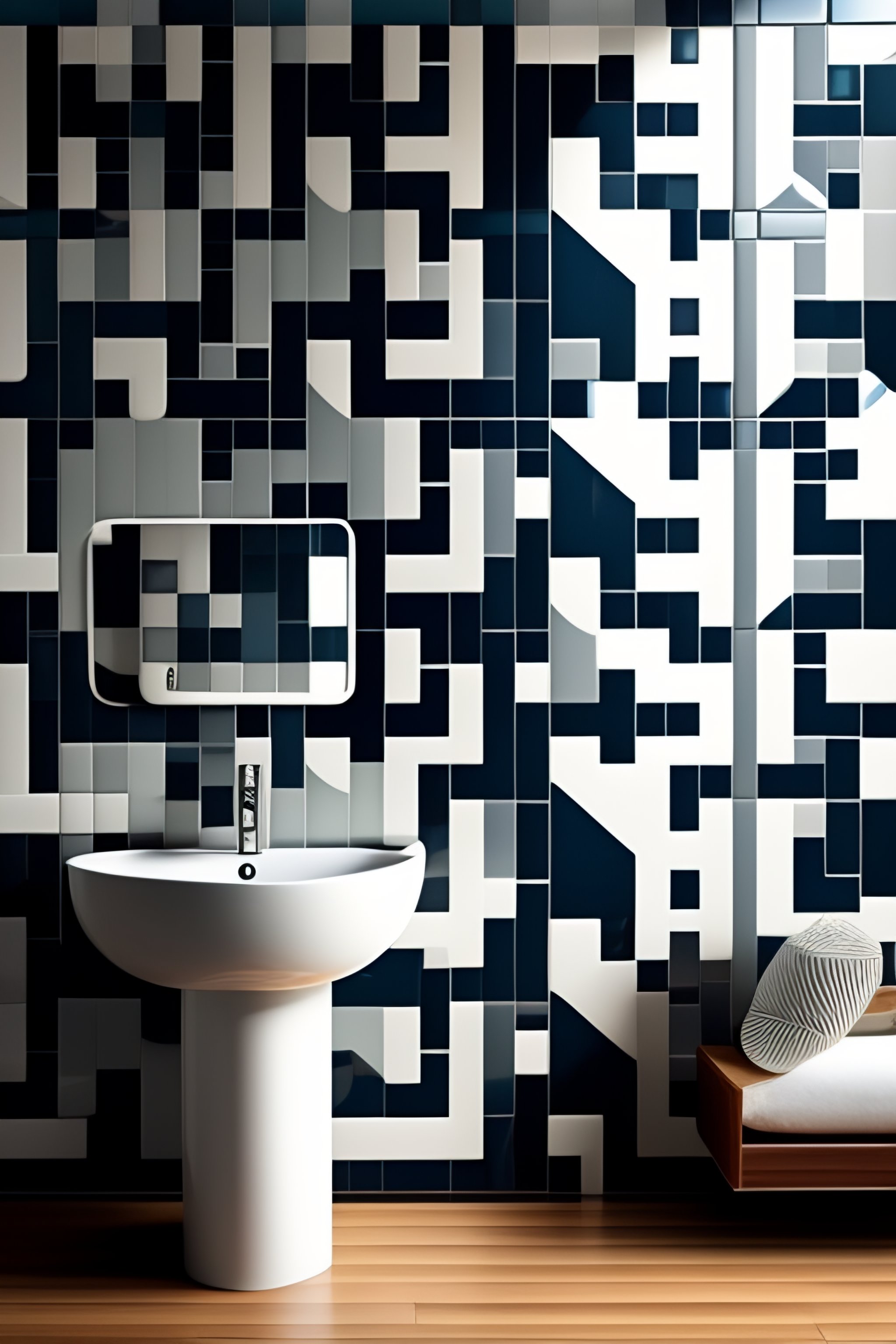 Lexica - Pattern tile wall