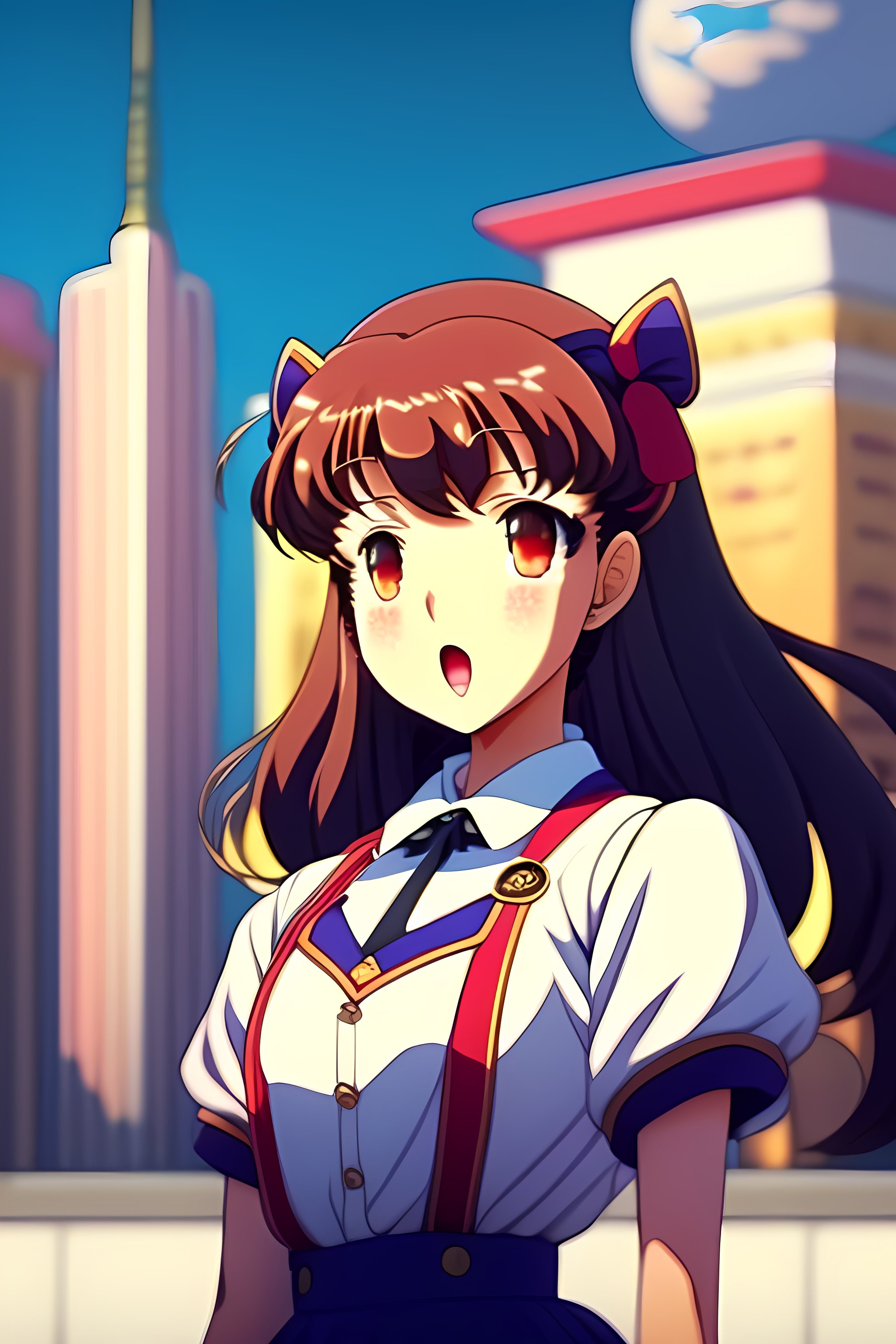 Lexica - Anime fine details portrait of joyful school girl Sailor Moon ...