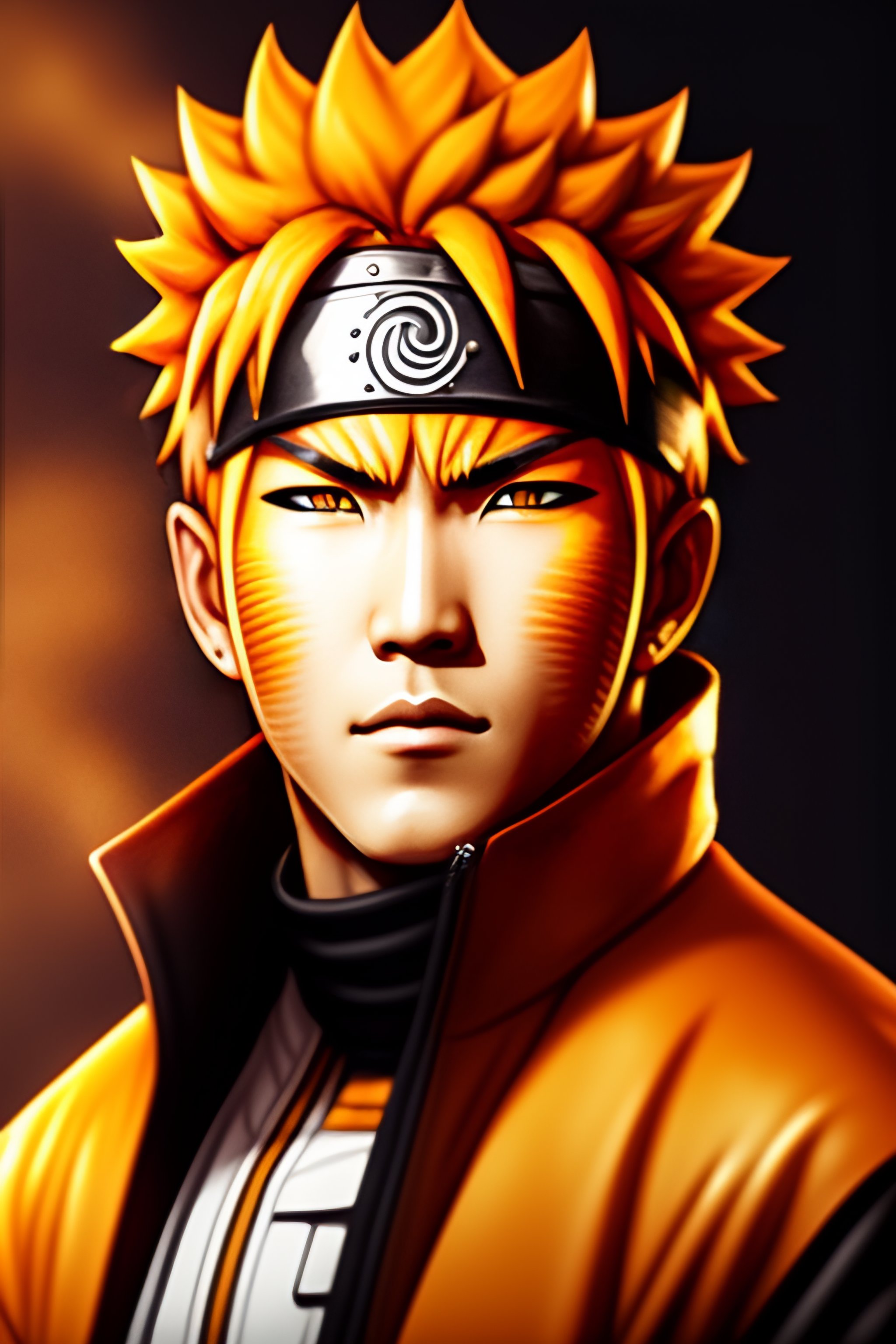 Lexica - Portrait of naruto uzumaki in nine tails mode