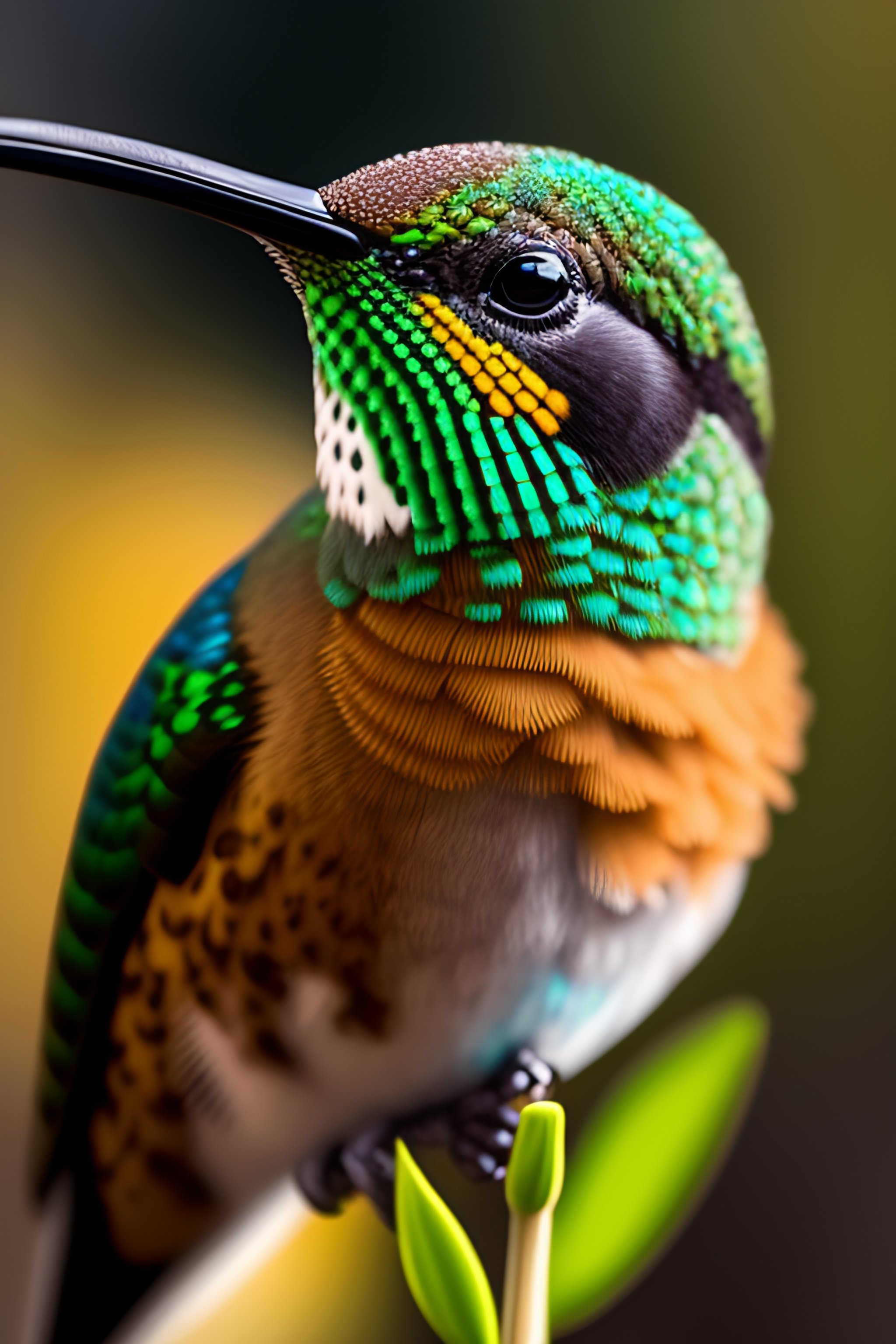 Lexica - Hummingbird portrait