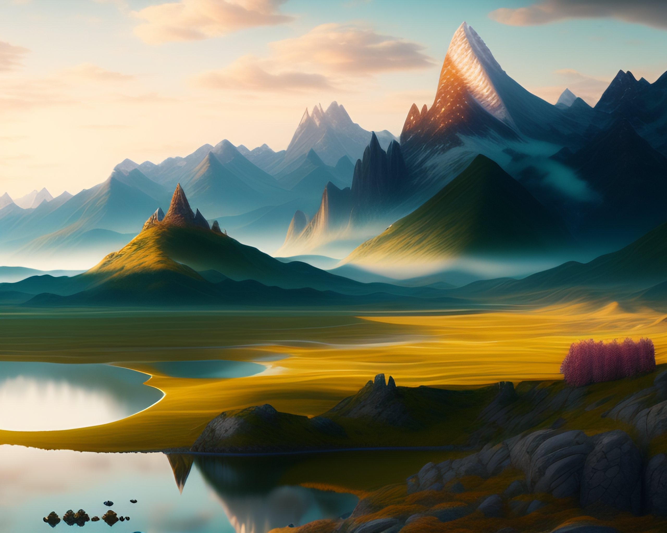 Lexica - A beautiful and highly detailed matte painting of the epic ...