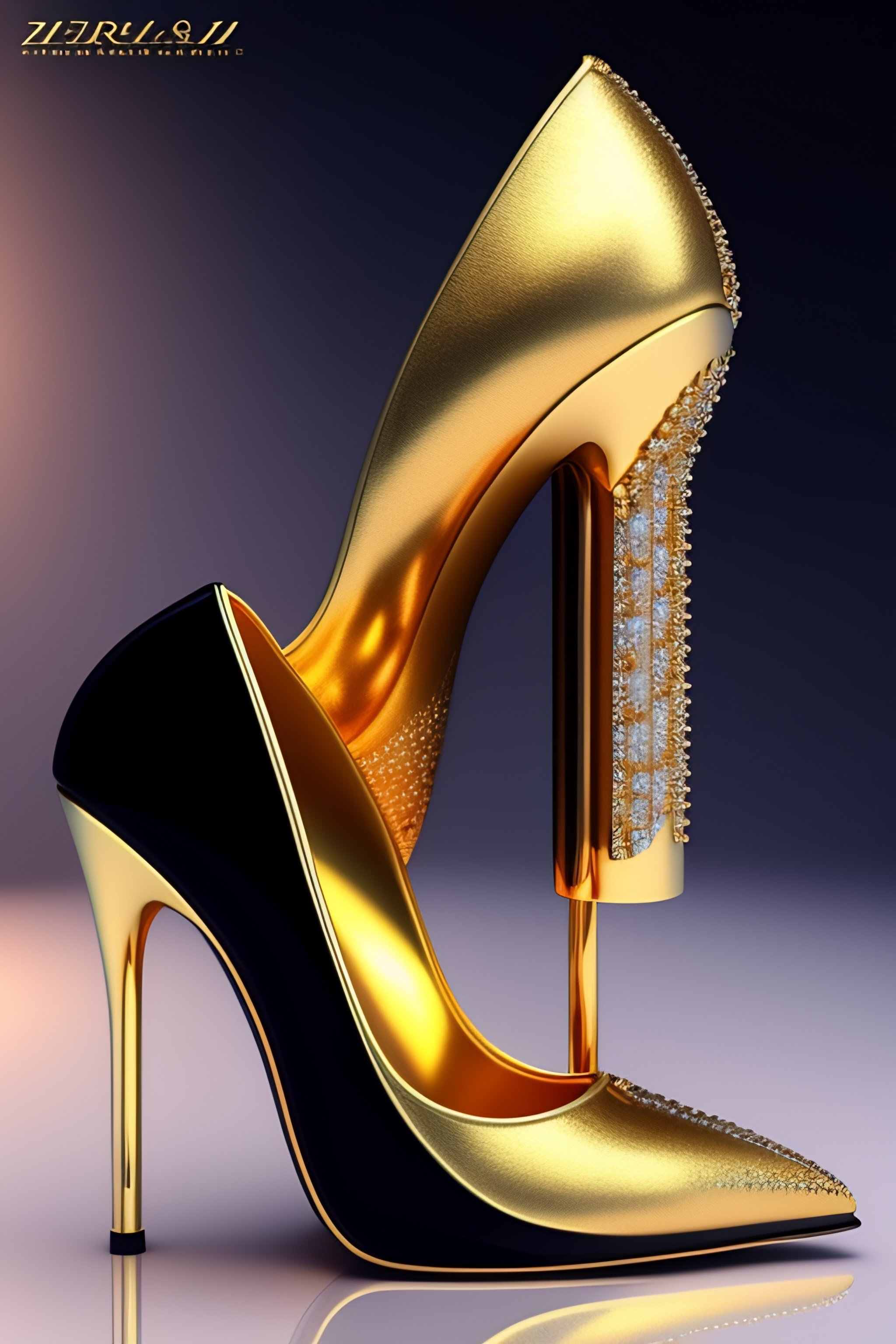 Lexica - Create a futuristic elegant and haute couture hight heels ...