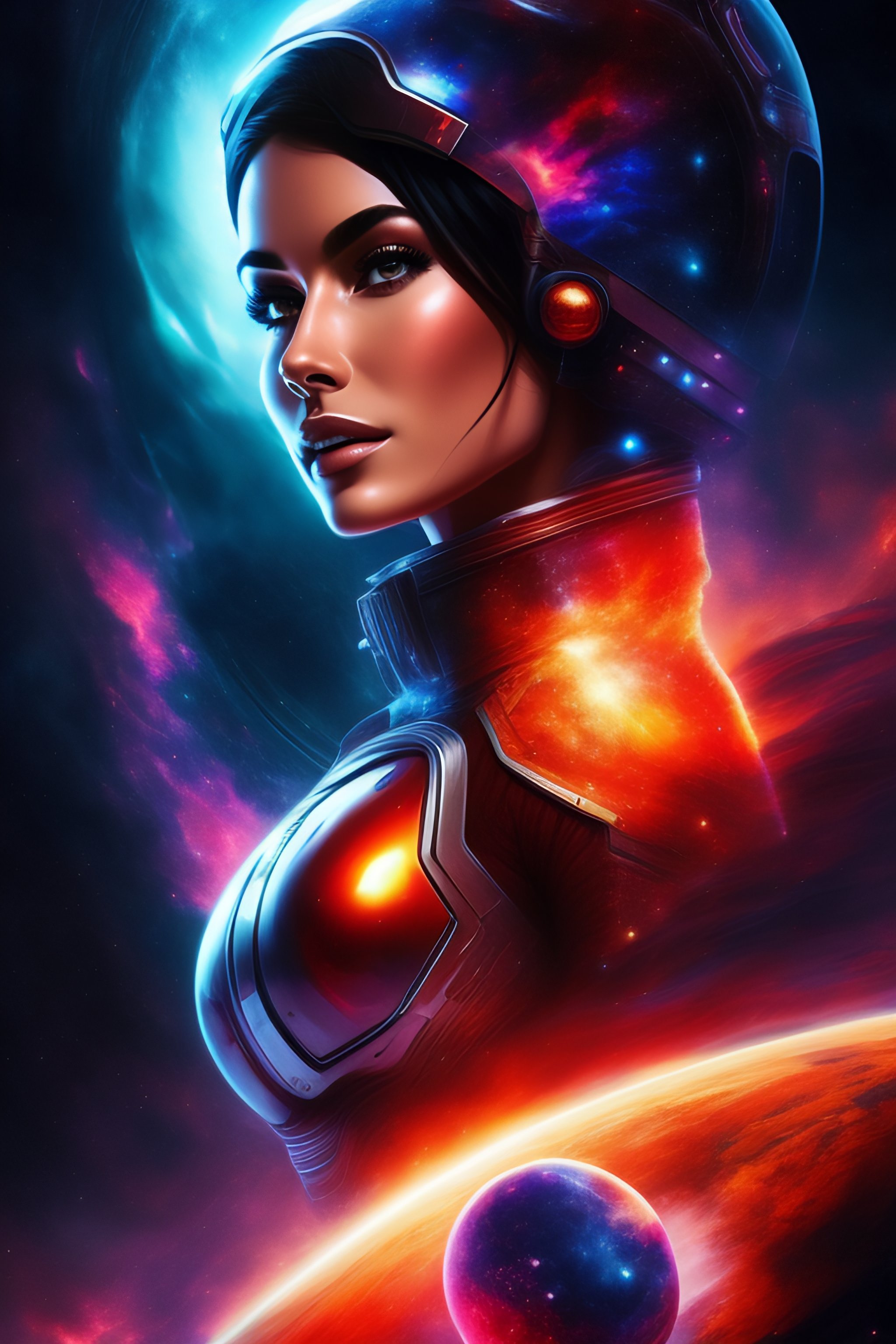 Lexica - Complete body is in the picture, of a beautiful woman ...