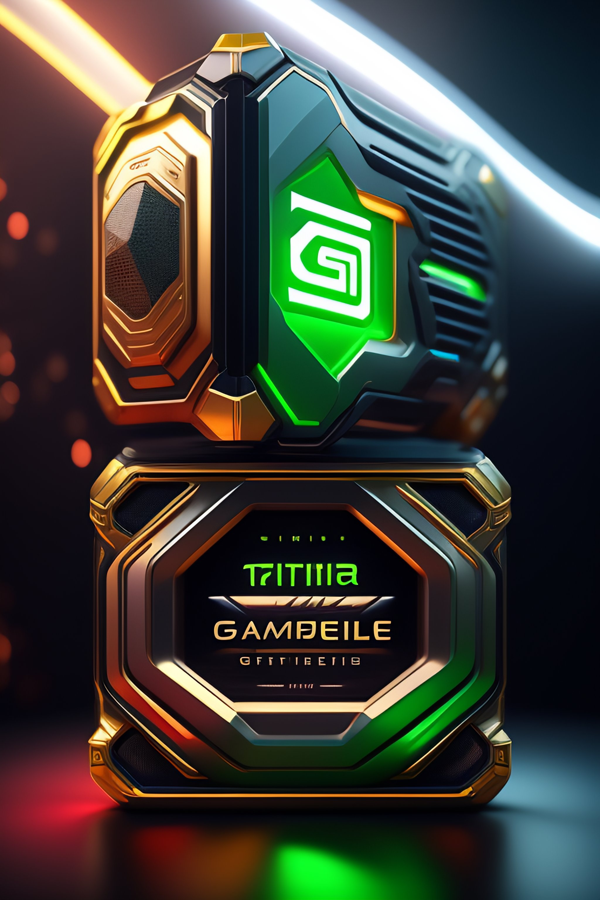 Lexica - Cinematic Nvidia GeForce Gaming Cereal Box, in a futuristic ...