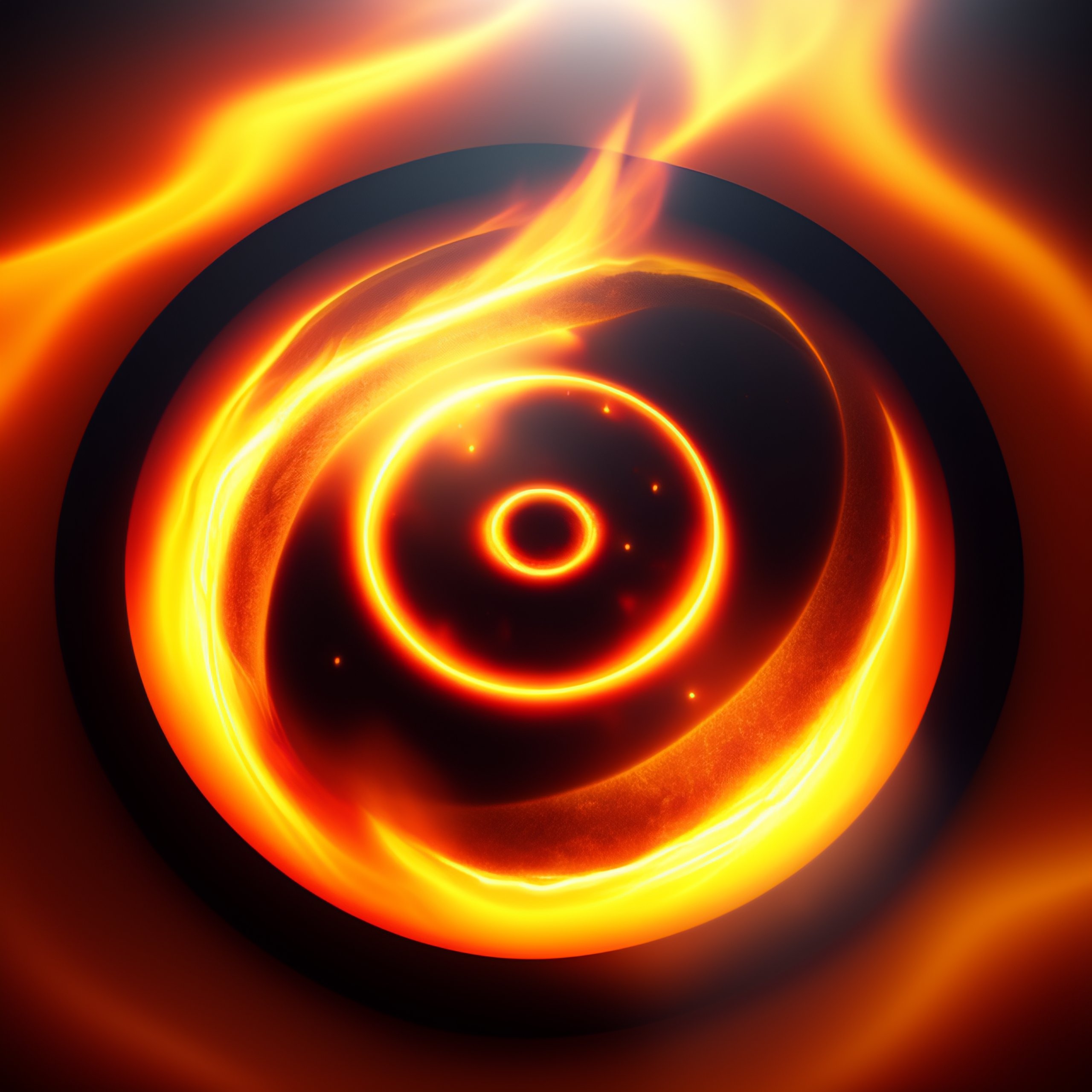 Lexica - Flame circle alpha map