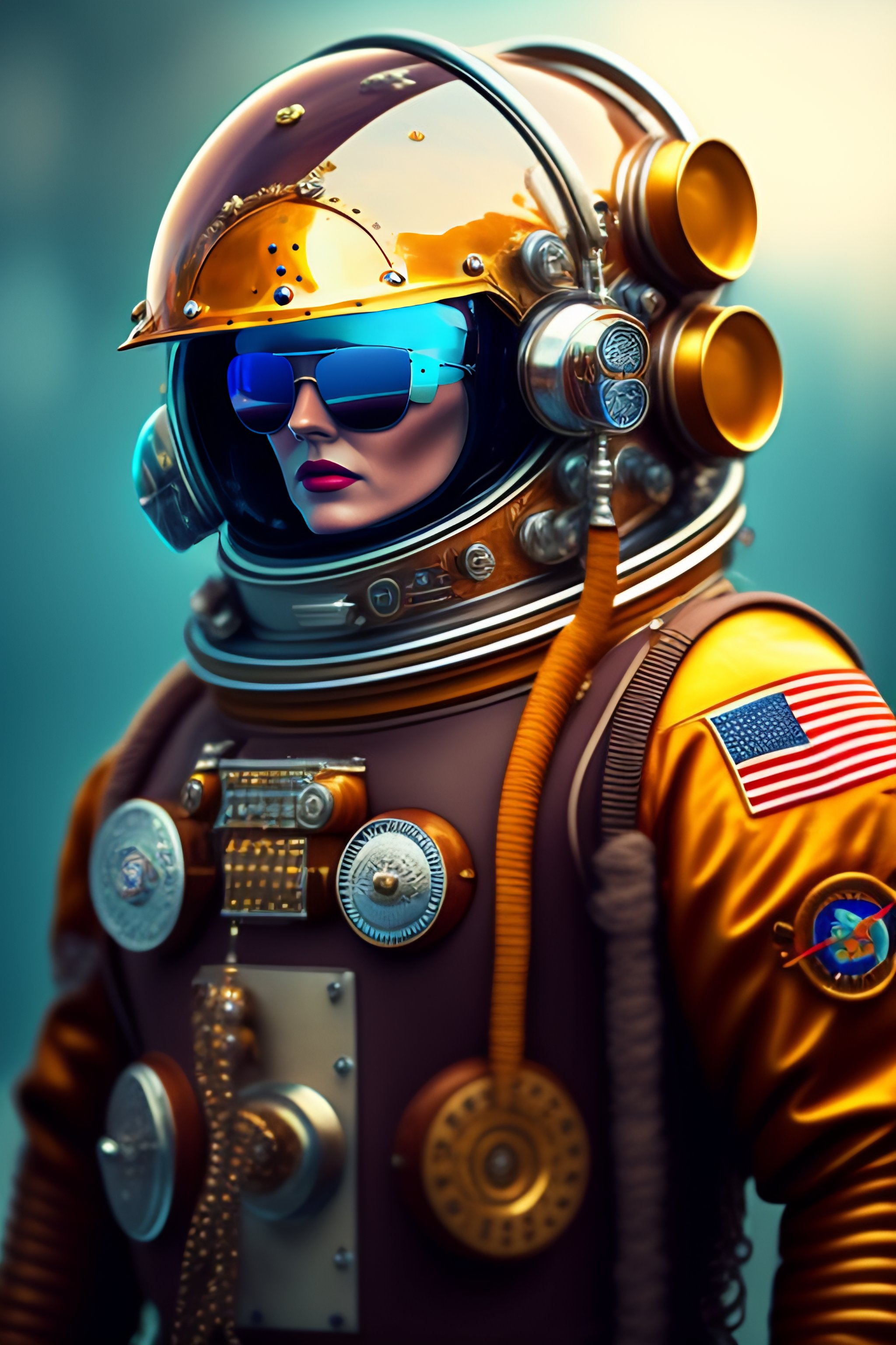 Steampunk Astronaut Helmet