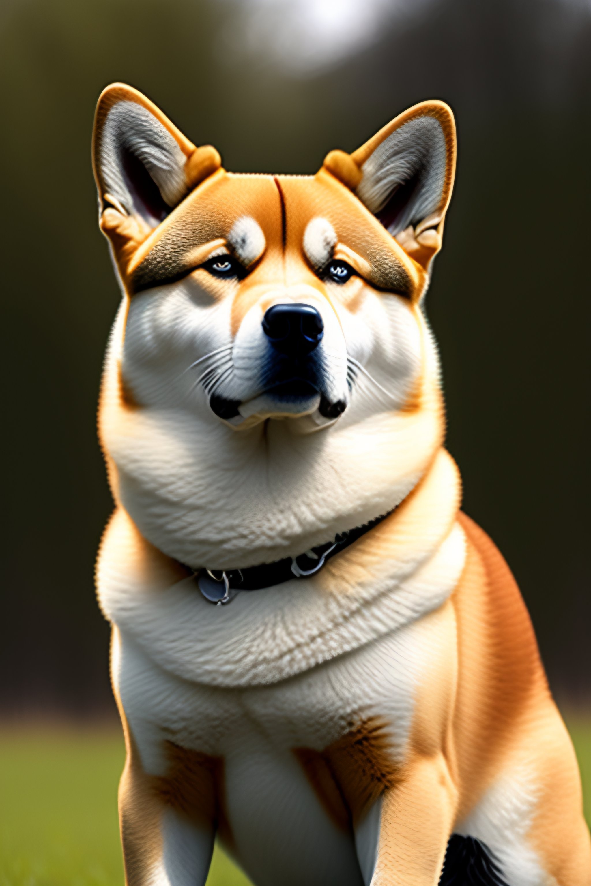 Lexica - Shiba Inu musclé et enervé