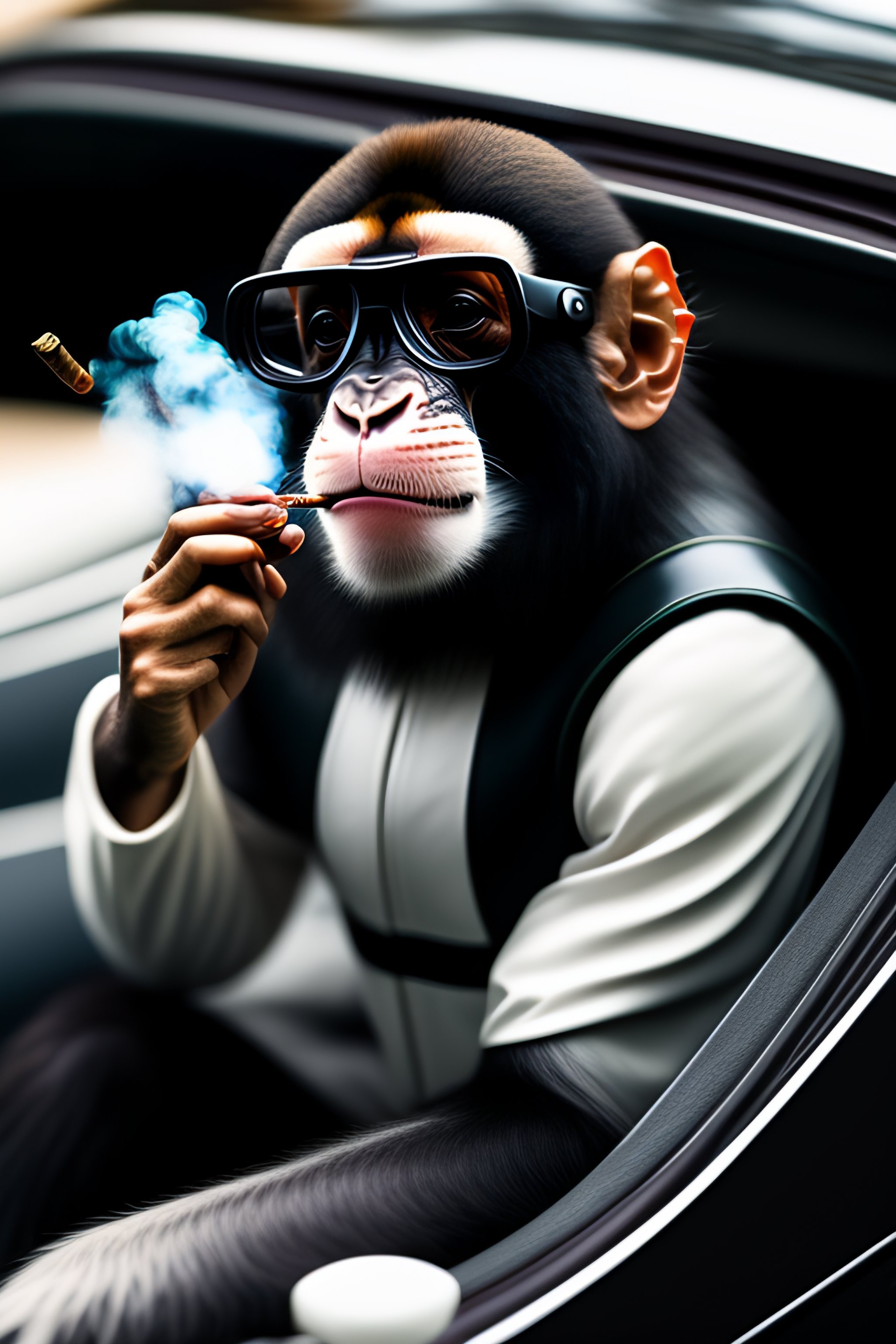 Funny Monkeys Smoking