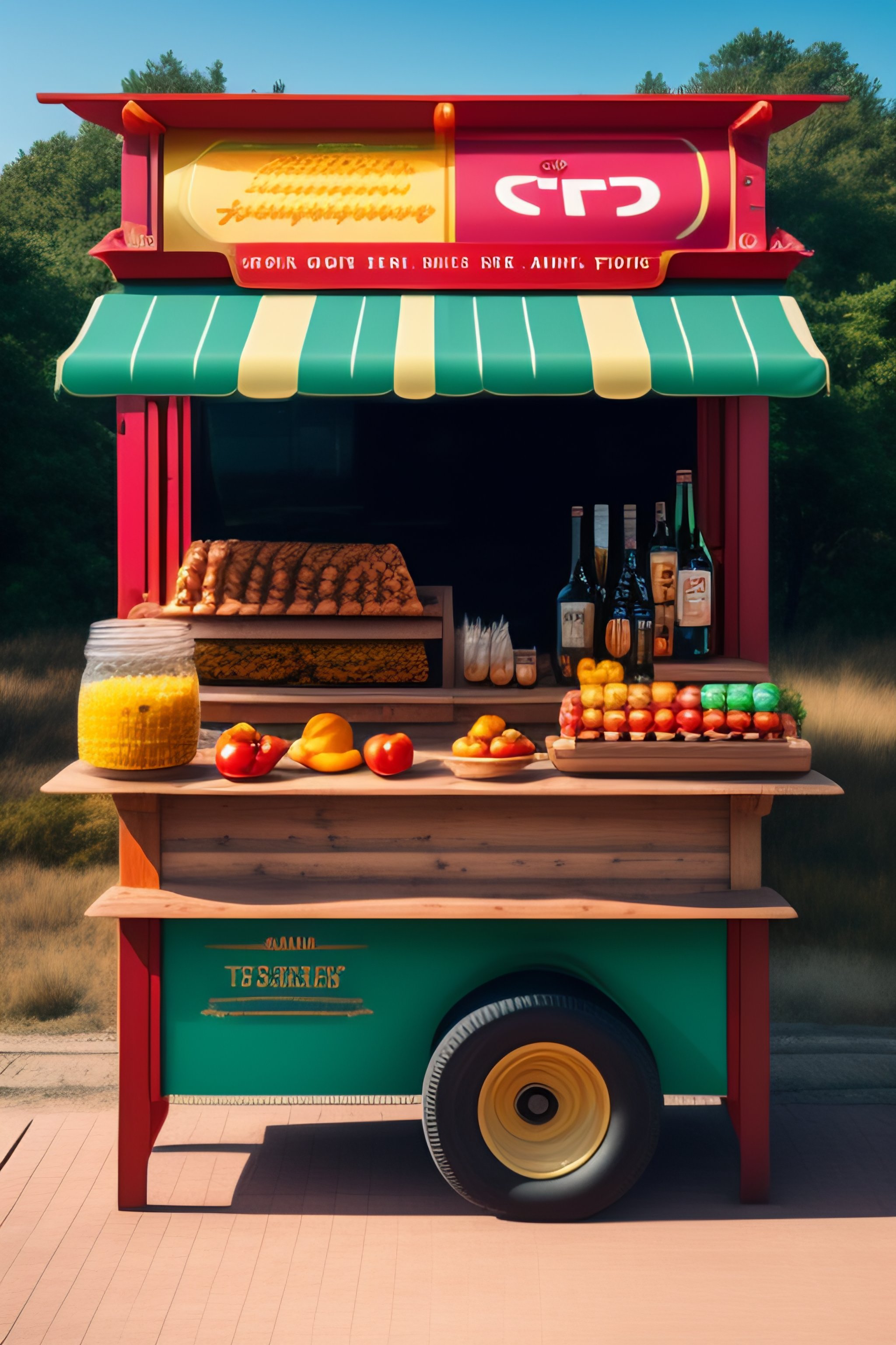 Lexica - Tasting food stand