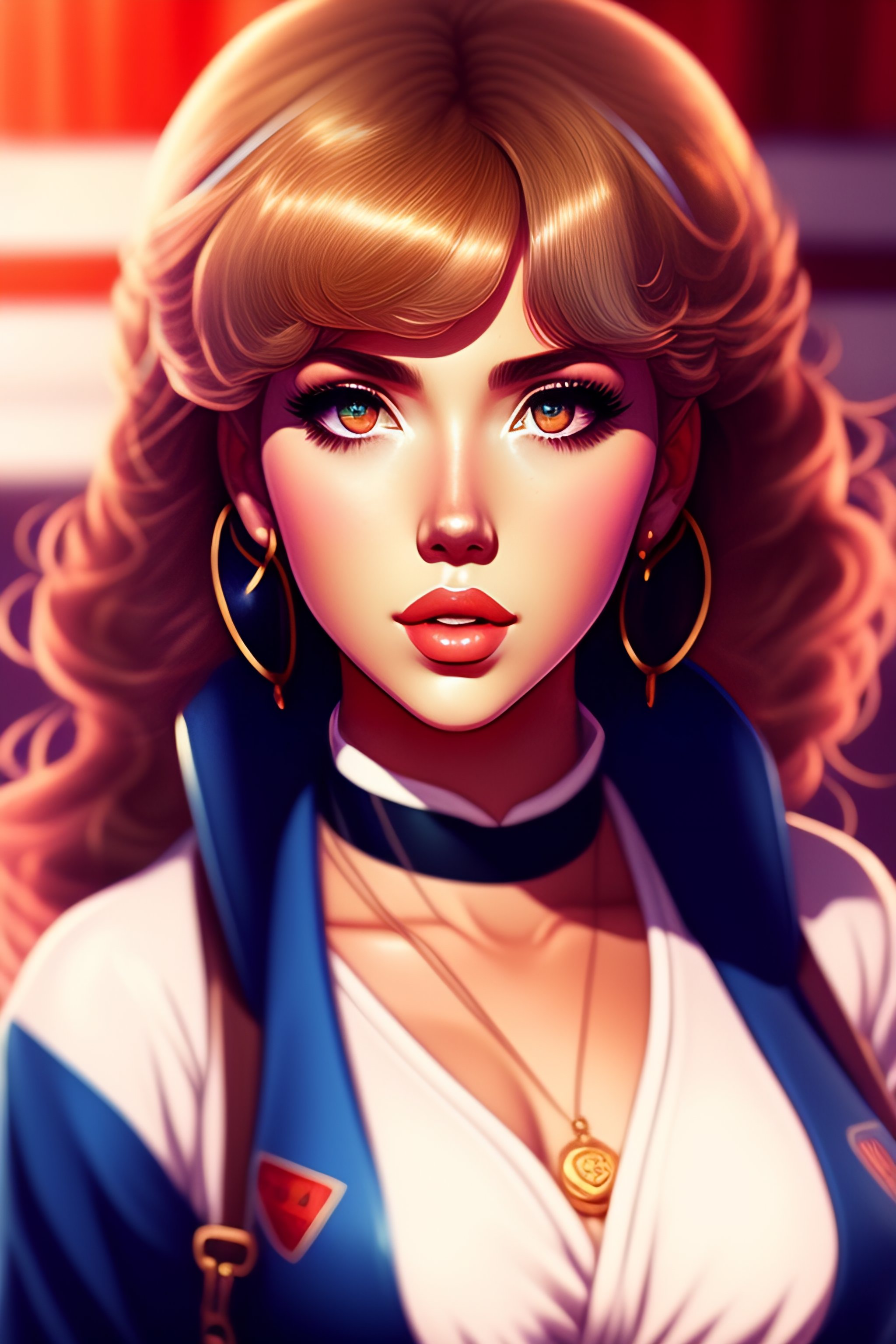 Lexica - Vintage 80s anime style, schoolgirl, scarlett johansson ...