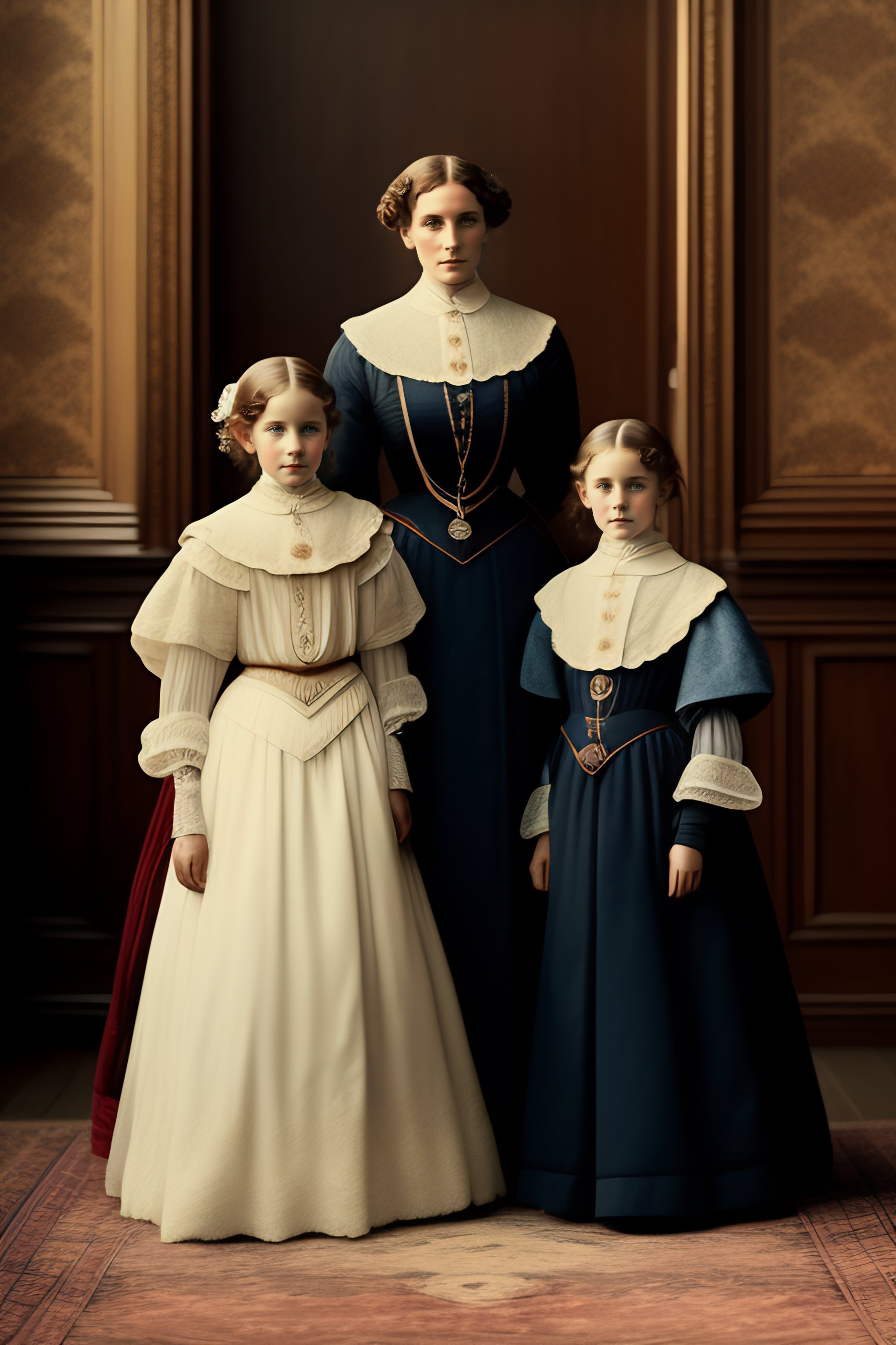 Lexica - Edwardian three sisters photo