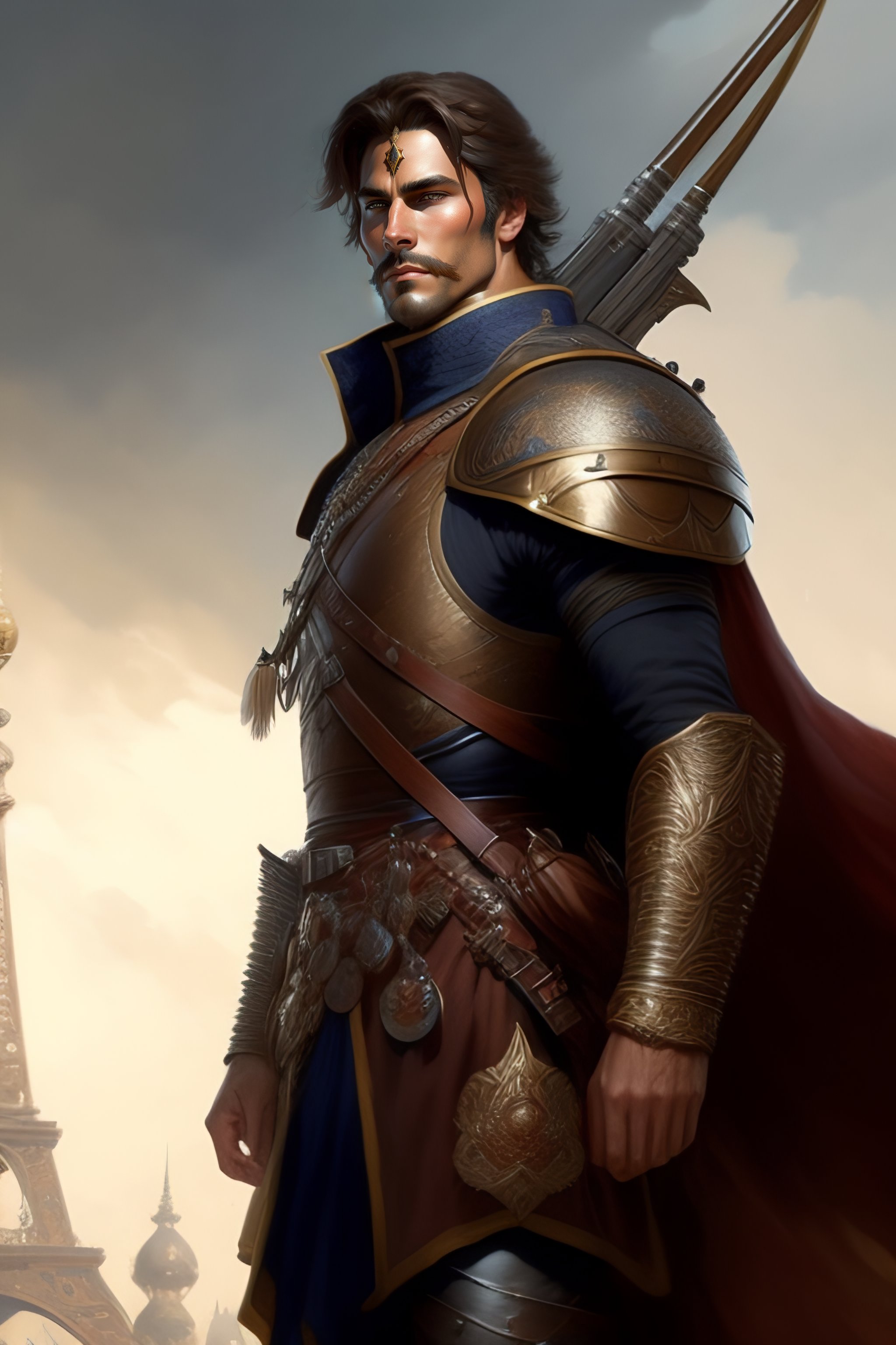 Lexica - Full body picture of a male usa warrior short length brown ...