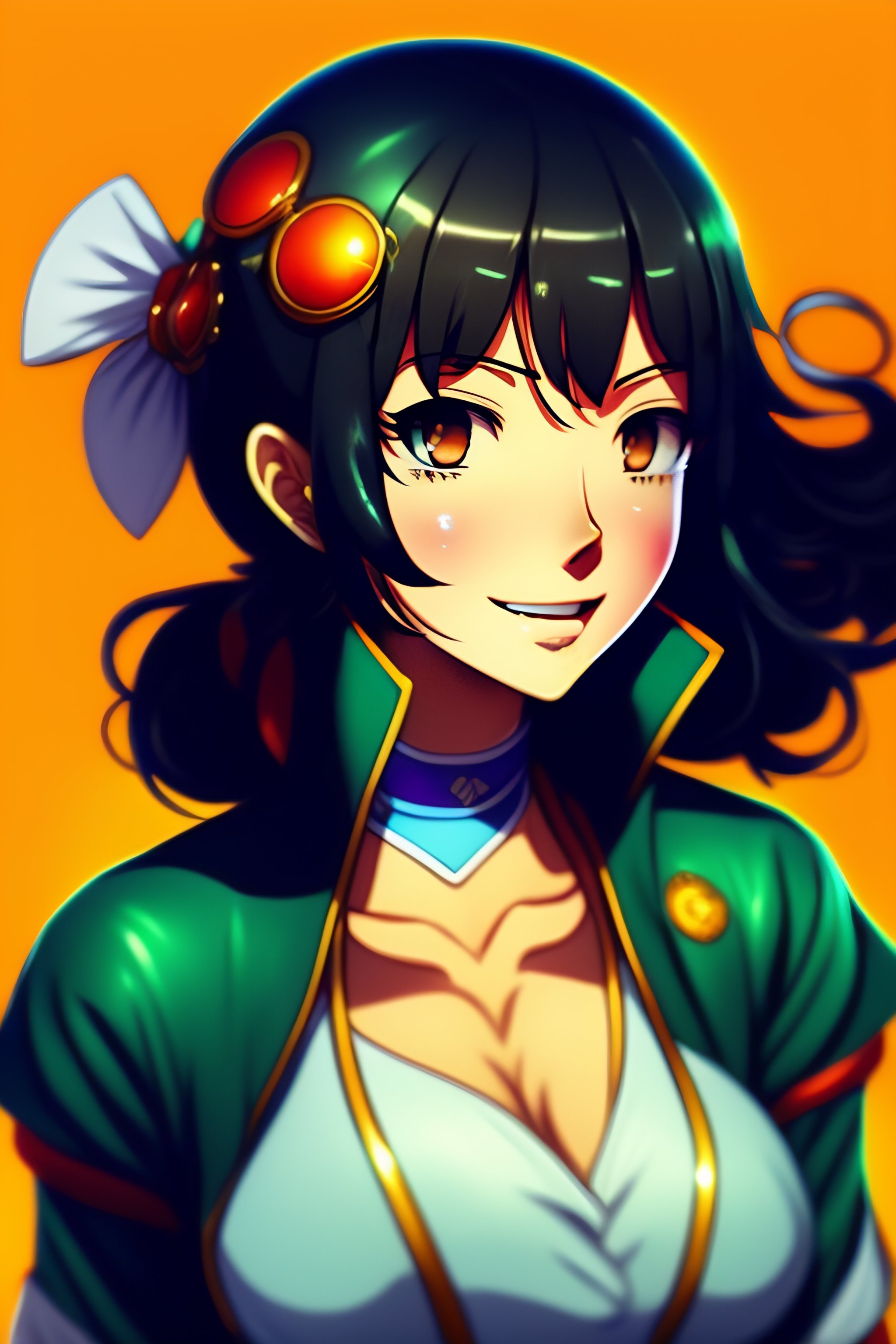 Lexica - Nami, manga style, anime, one piece, smile,