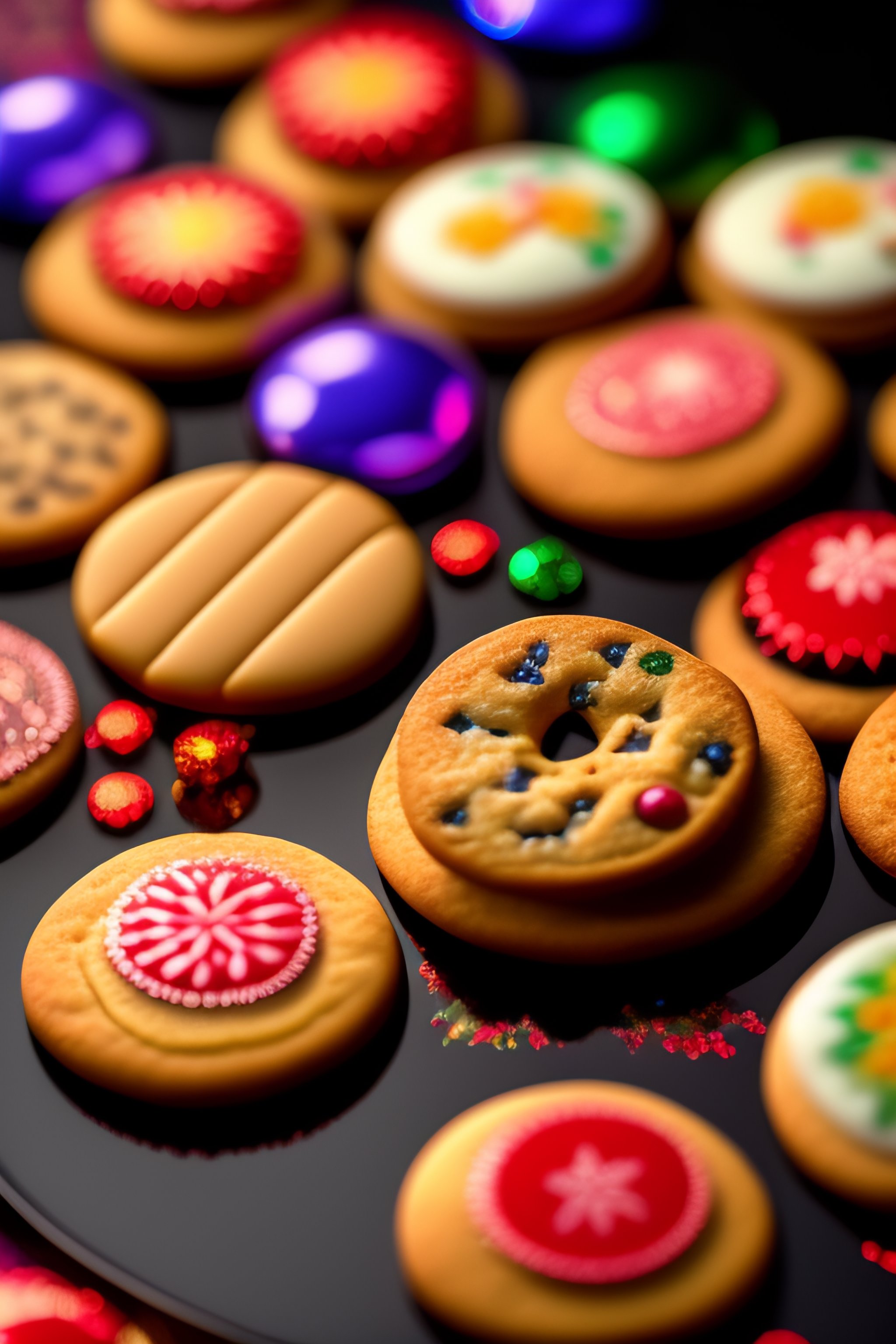 Lexica - New Year's Eve, Cookies, 4k fortune cookies, delicious cookies ...