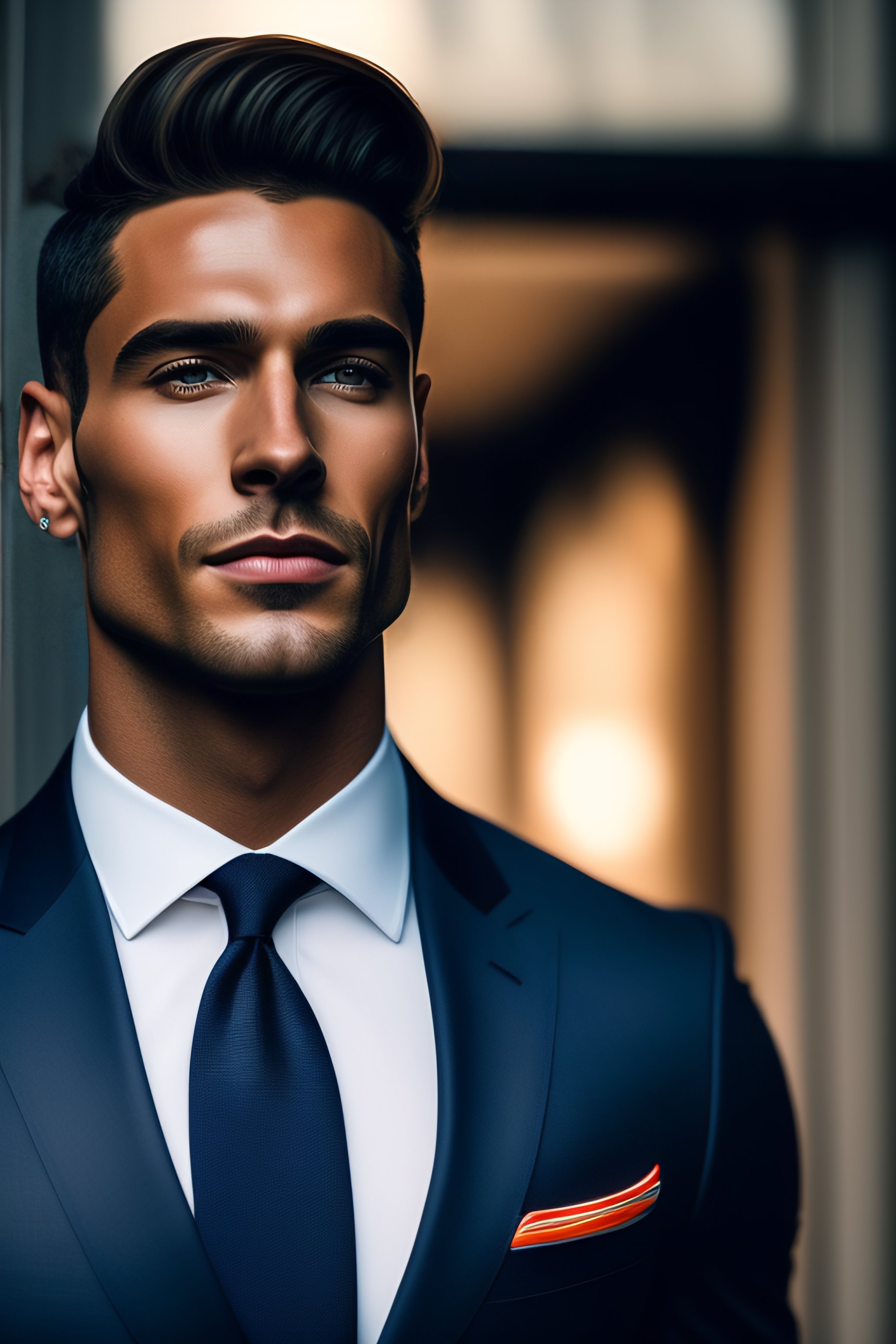 Lexica - Handsome man in suit