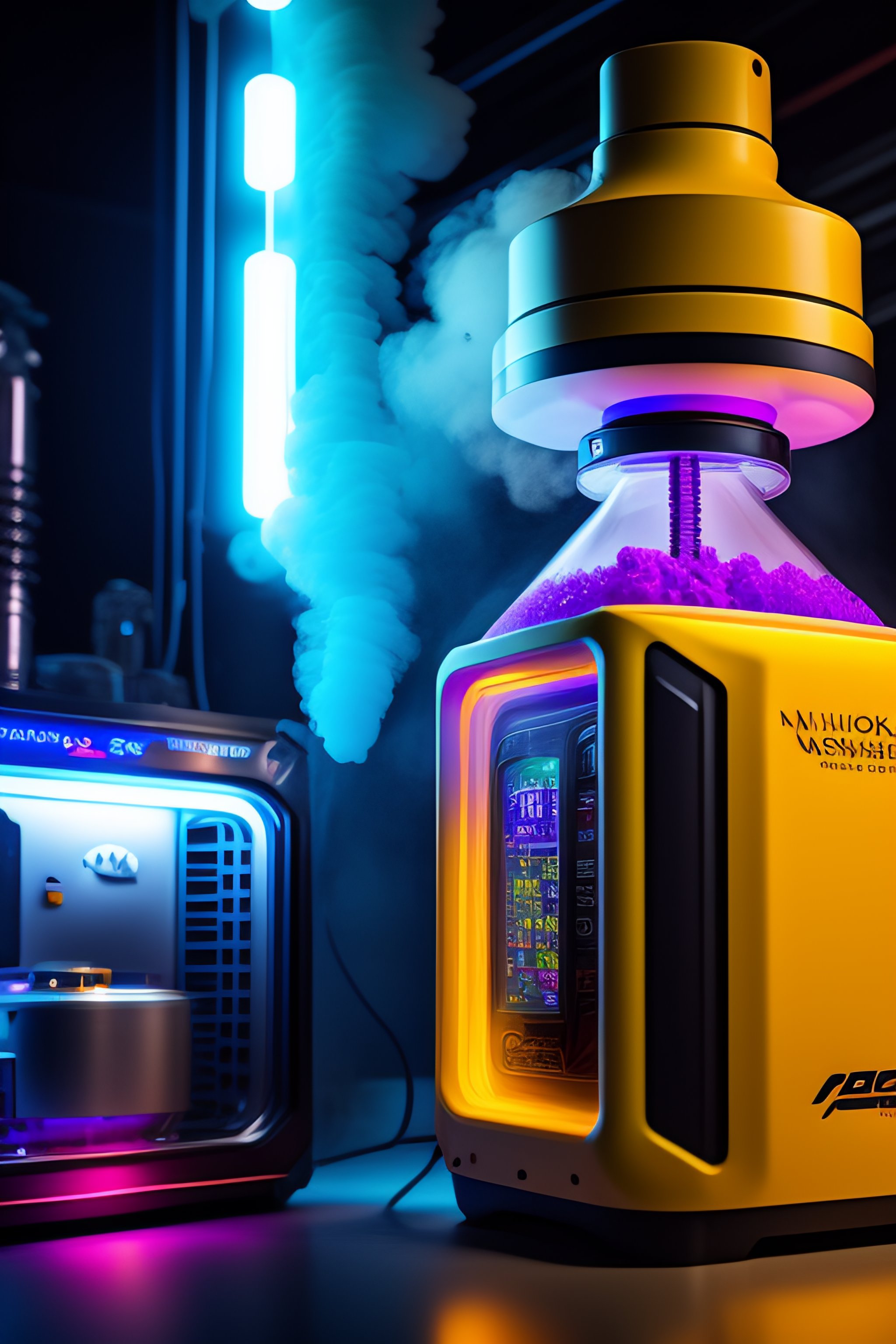 Lexica - Cartoon character overclocking an motherboard with cpu on an ...