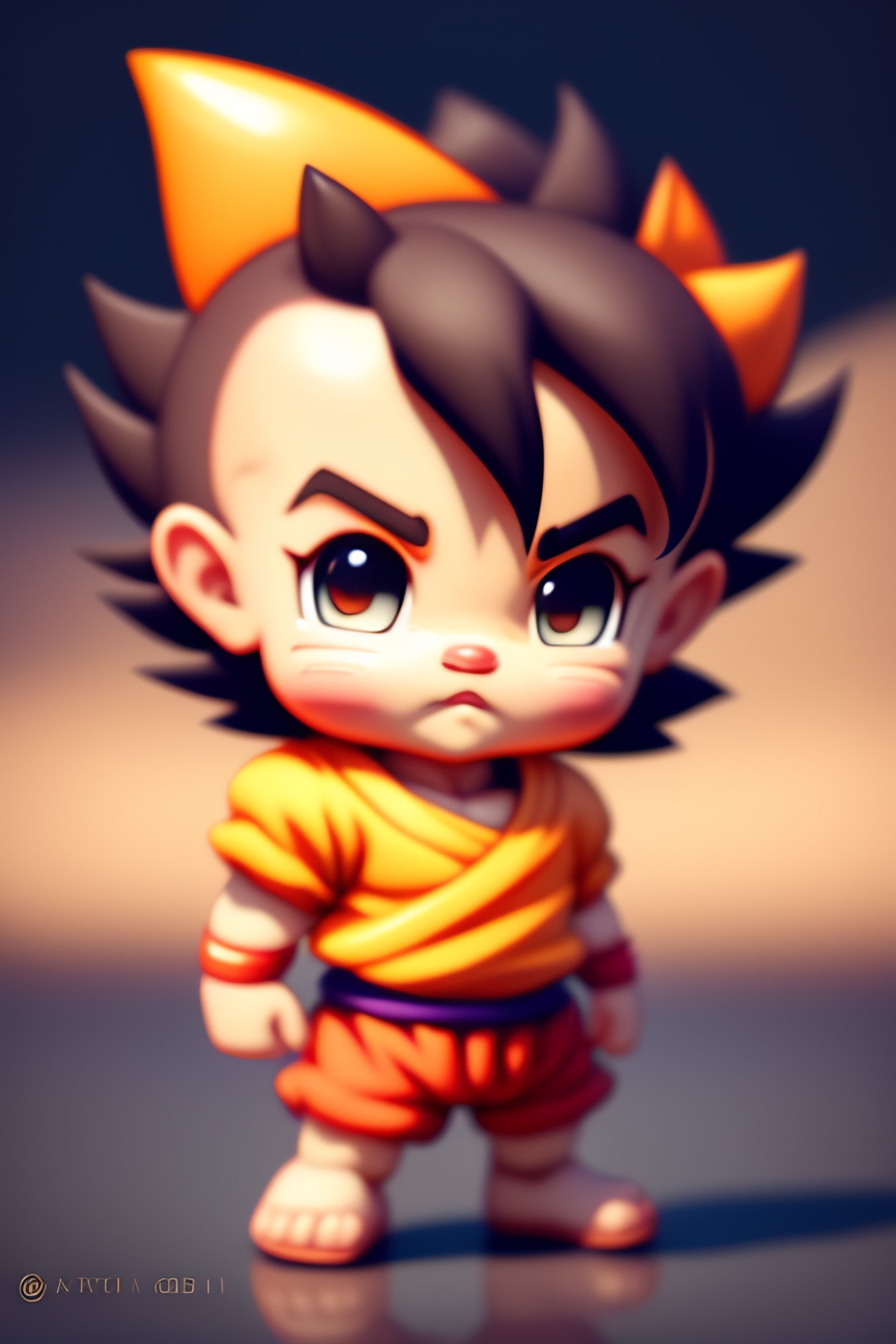 Lexica - Cute and adorable cartoon goku baby, fantasy, dreamlike ...