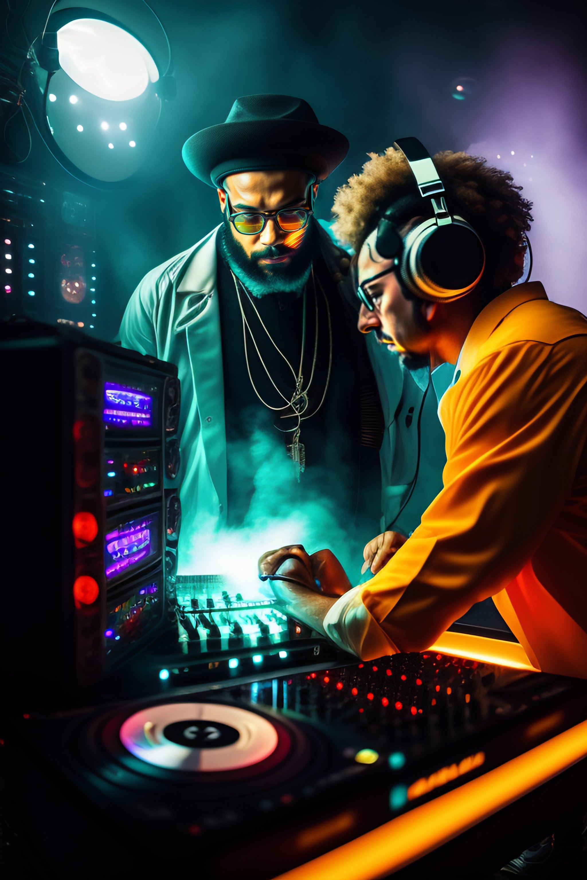 Lexica - An intricate portrait of a mad scientist and DJ named doctor ...