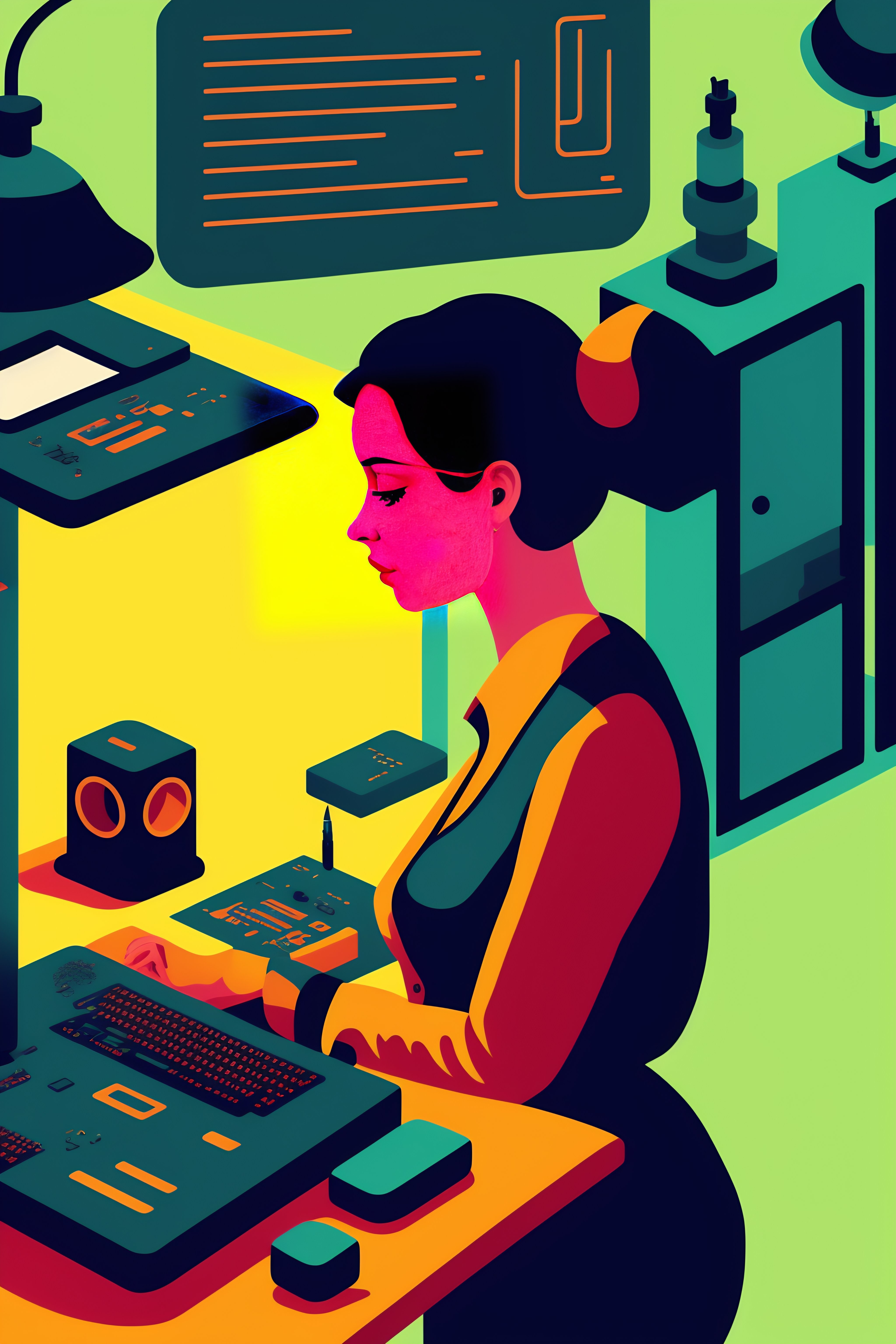 Lexica - Create a thumbnail that showcases the concept of Engineering ...