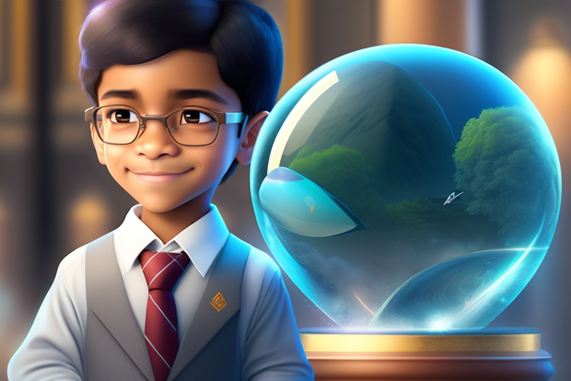 Lexica - A young boy named Aditya, full of determination and dreams ...