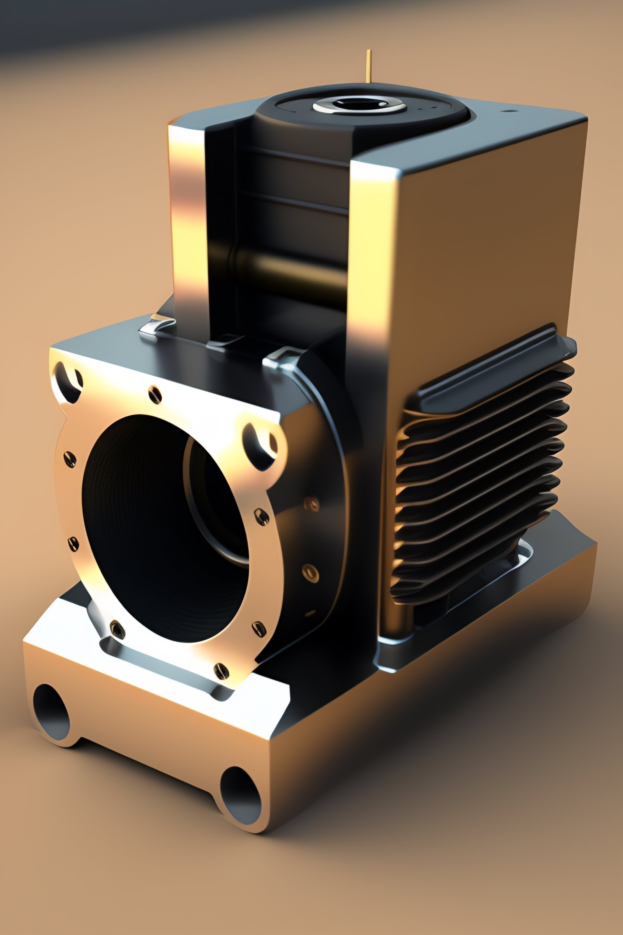 Lexica - Adjustable shaft support cad enginnering