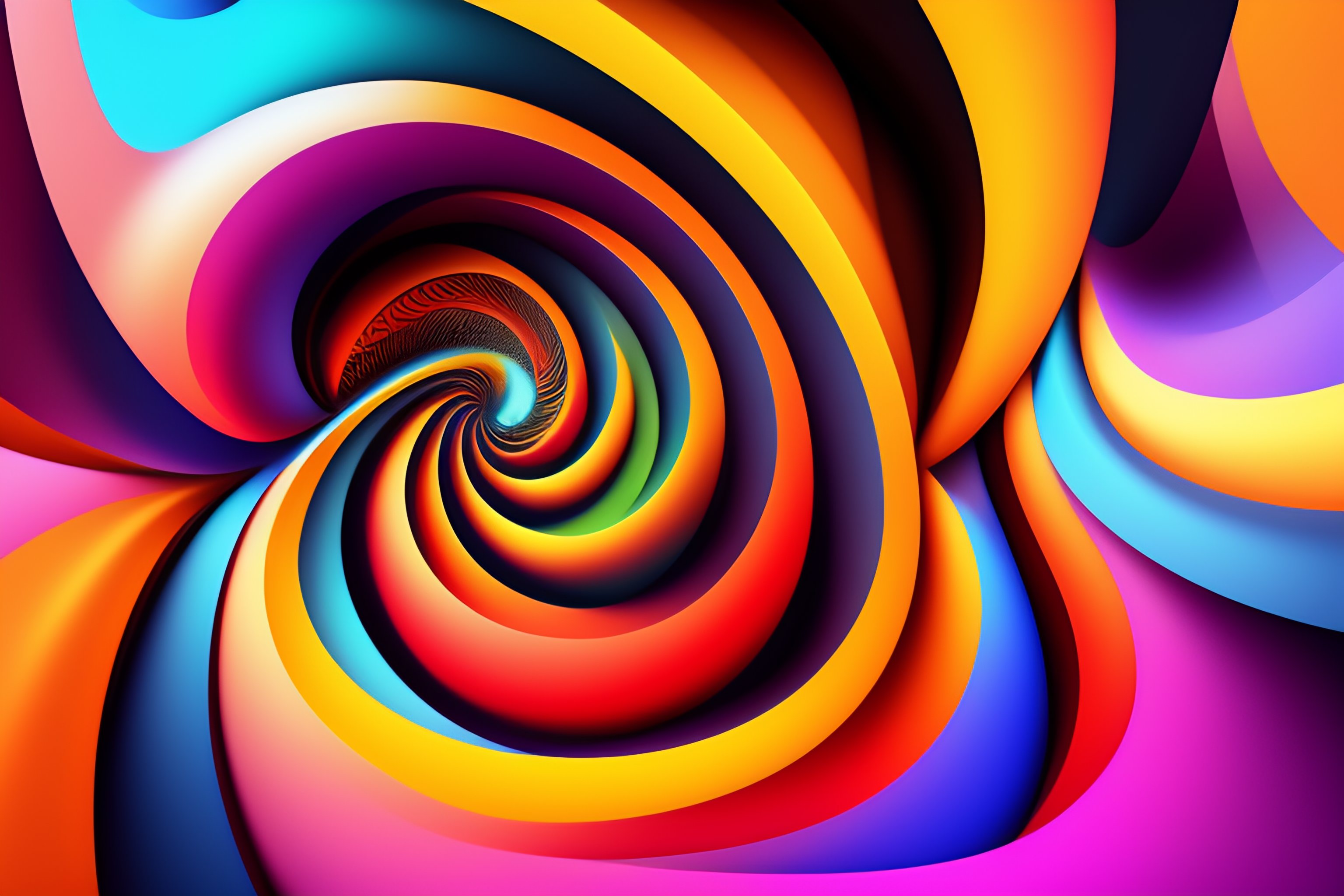 Lexica - Realistic maze, swirling infinite light, undulating geometry ...