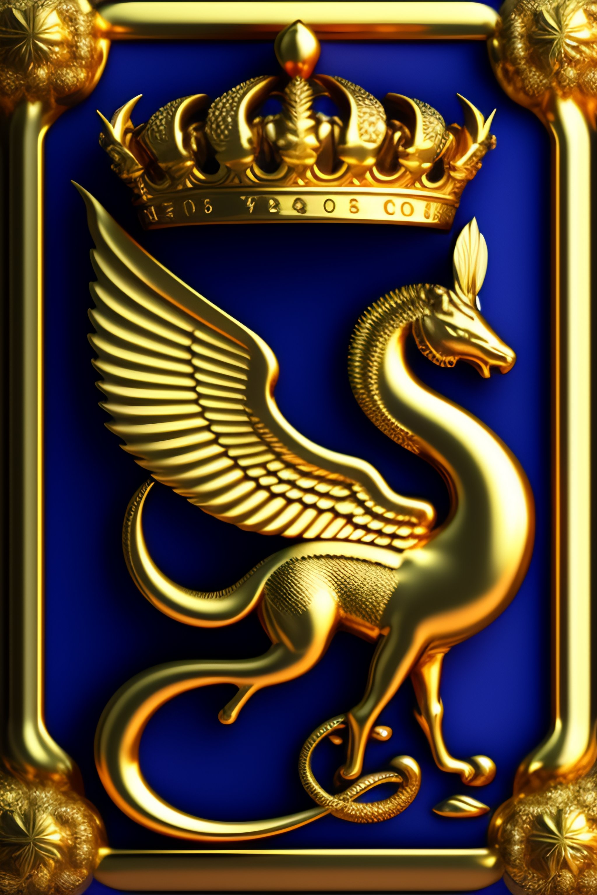 Lexica - The coat of arms displays a golden dollar sign with ...