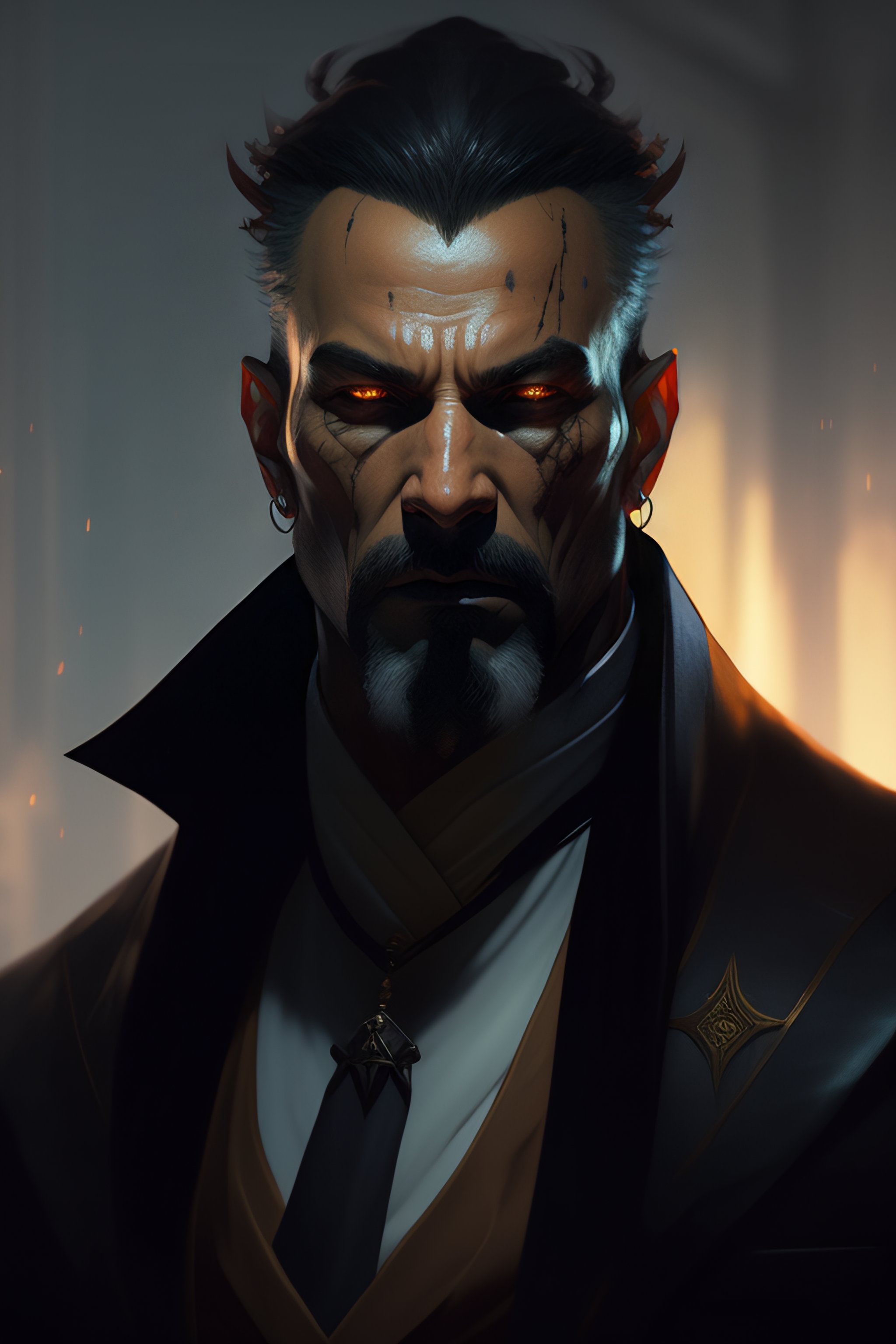 Lexica - Portrait of ancient ugly evil creepy oneiric, unsettling ...