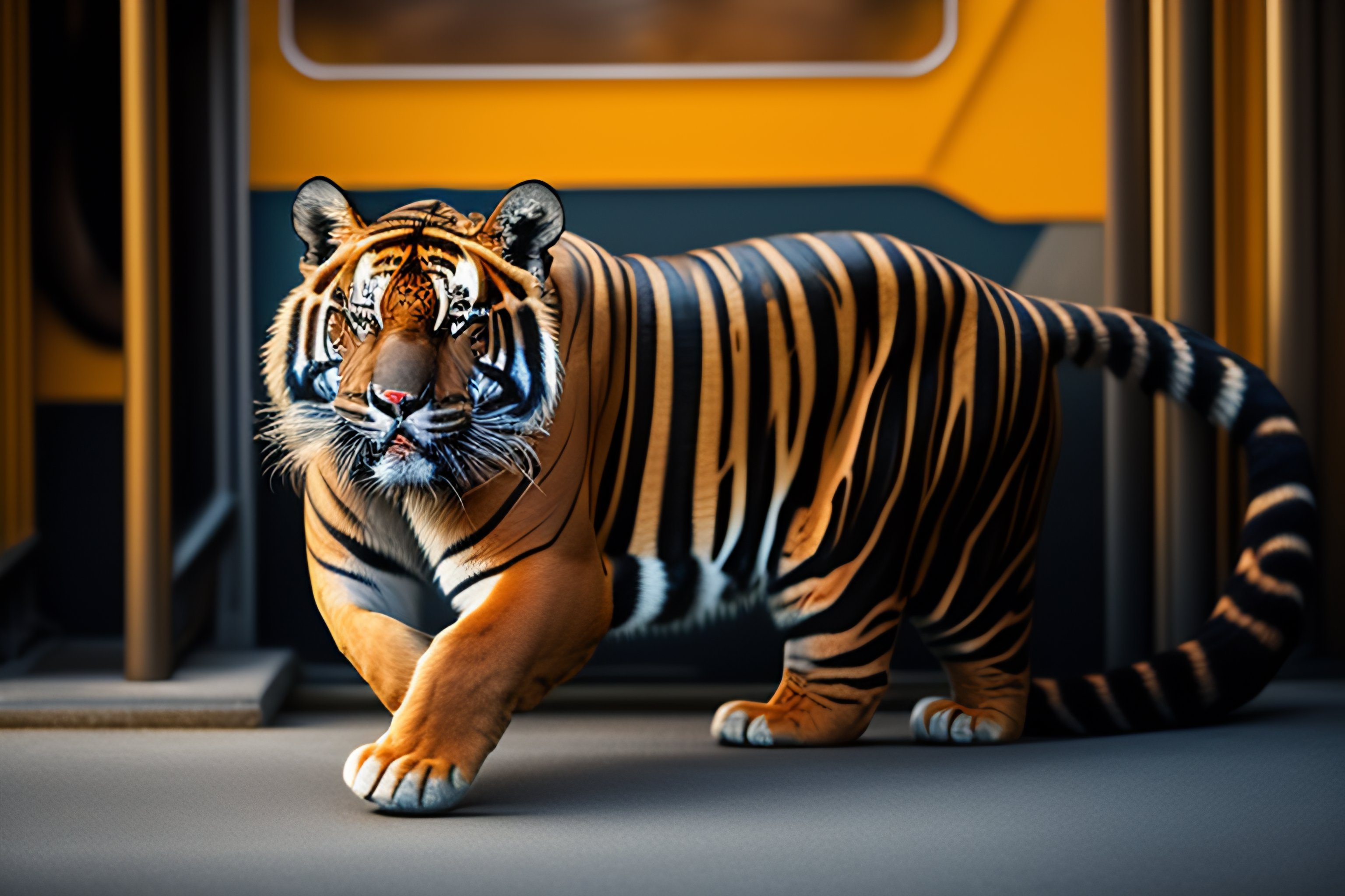 Lexica - Sumatran tigers in astronaut suit