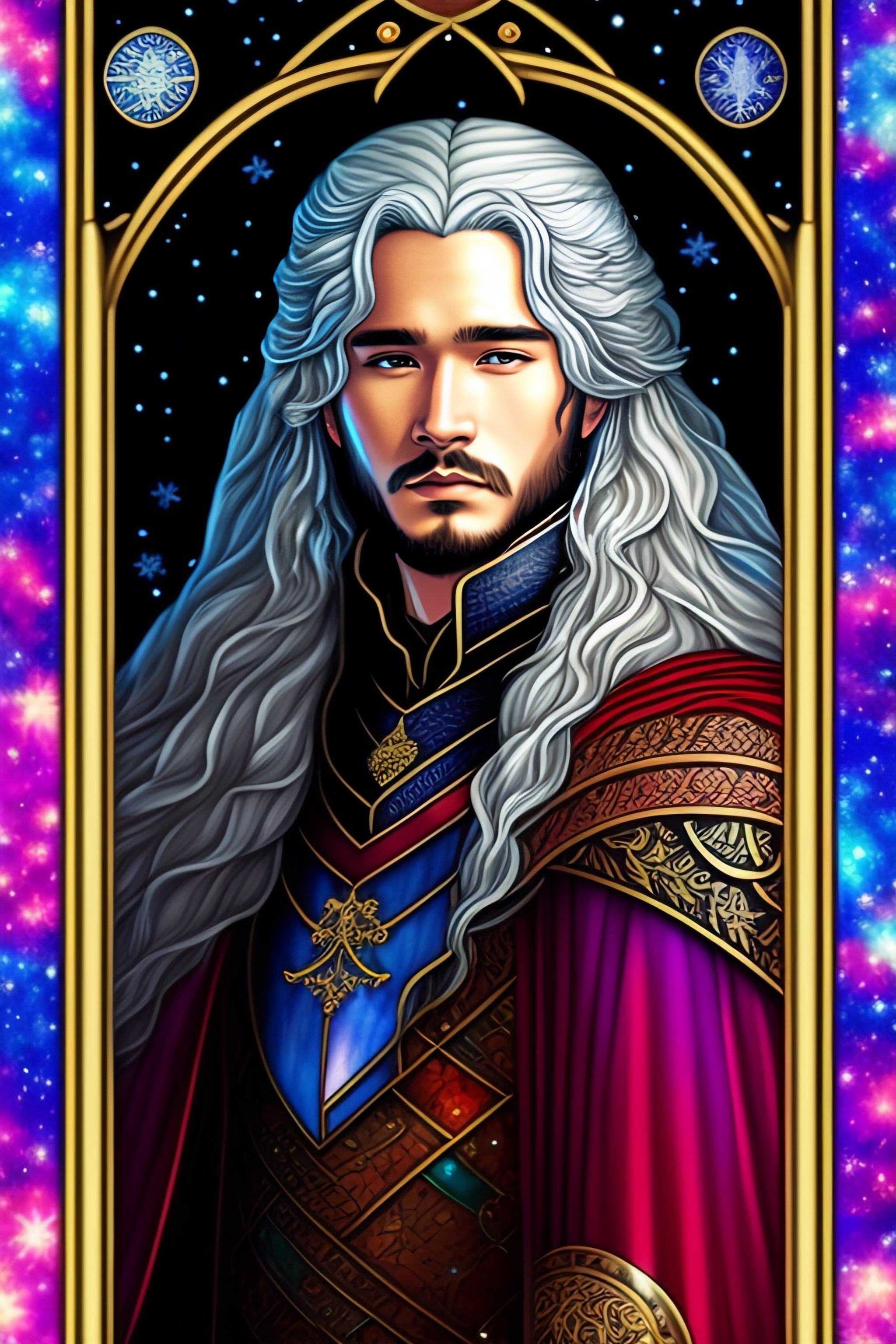 Lexica - !dream anime tarot card based on the card The Fool, Jon Snow ...