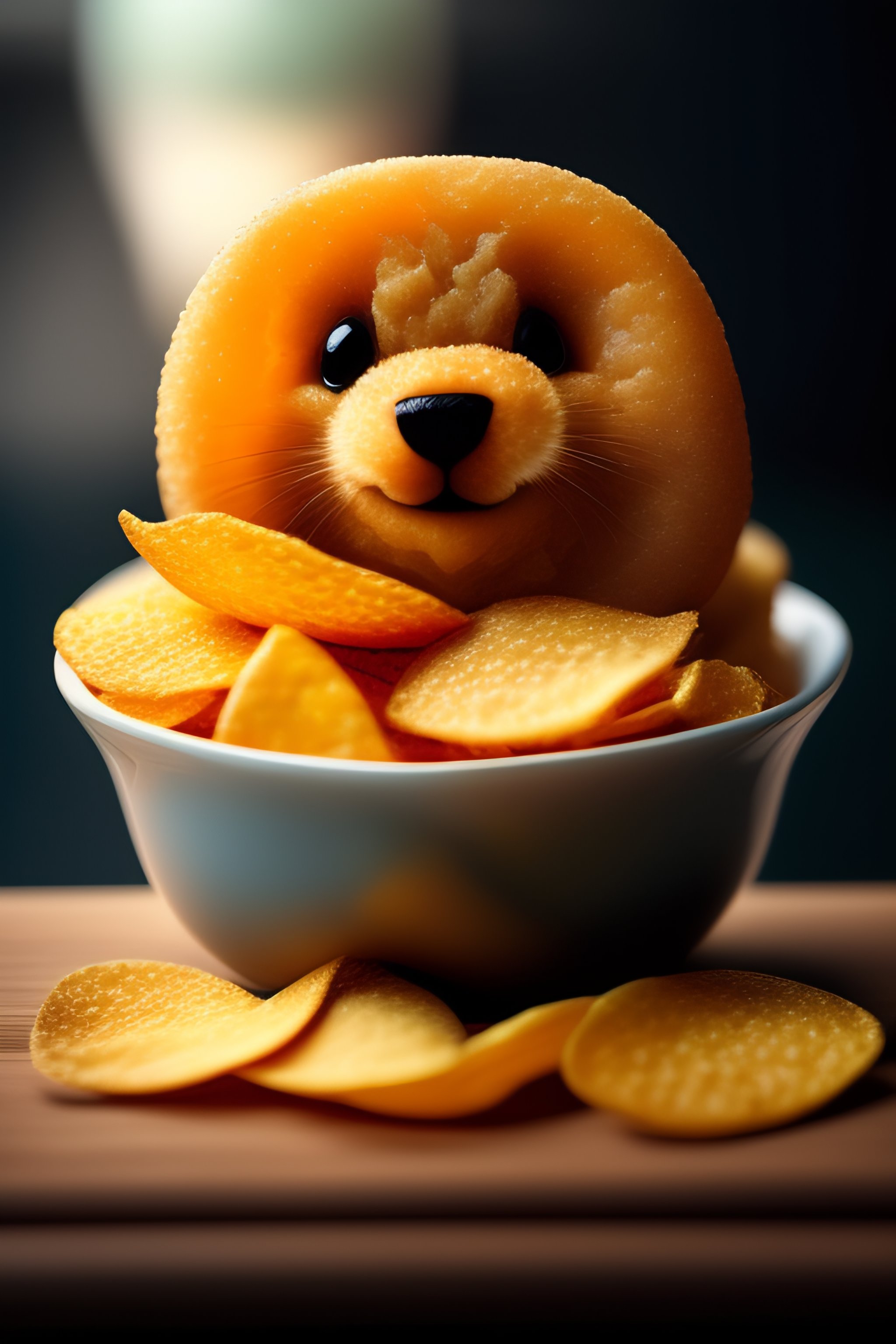 Lexica - Chips with cute face