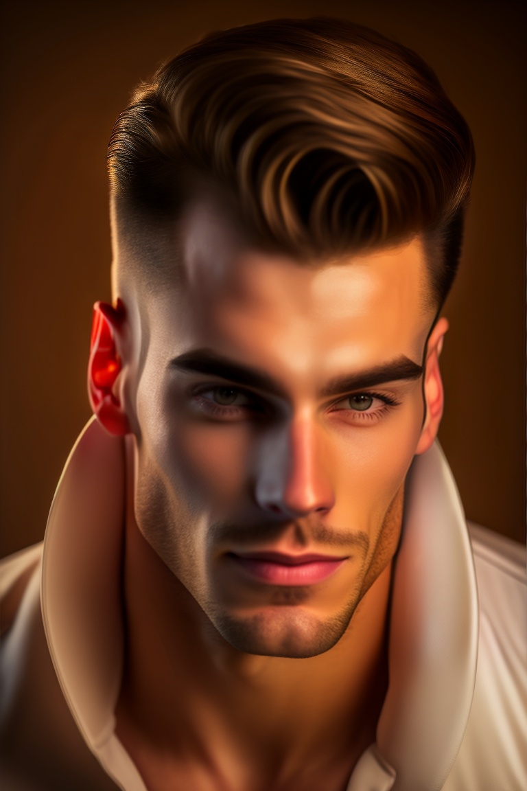 Lexica - This handsome man has a strong and sharp personality, where ...