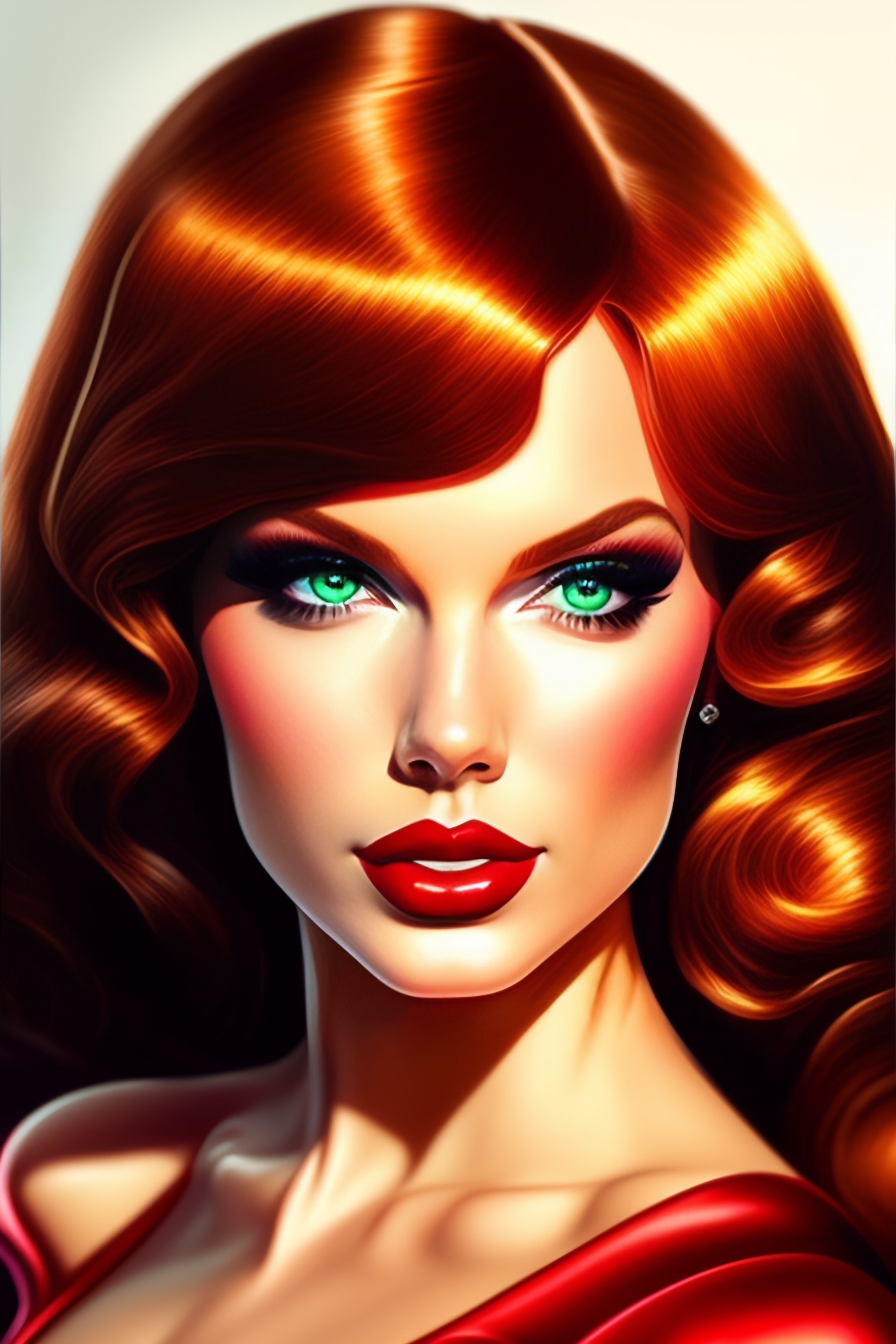 Lexica - Taylor swift cosplaying as jessica rabbit, by artgerm ...