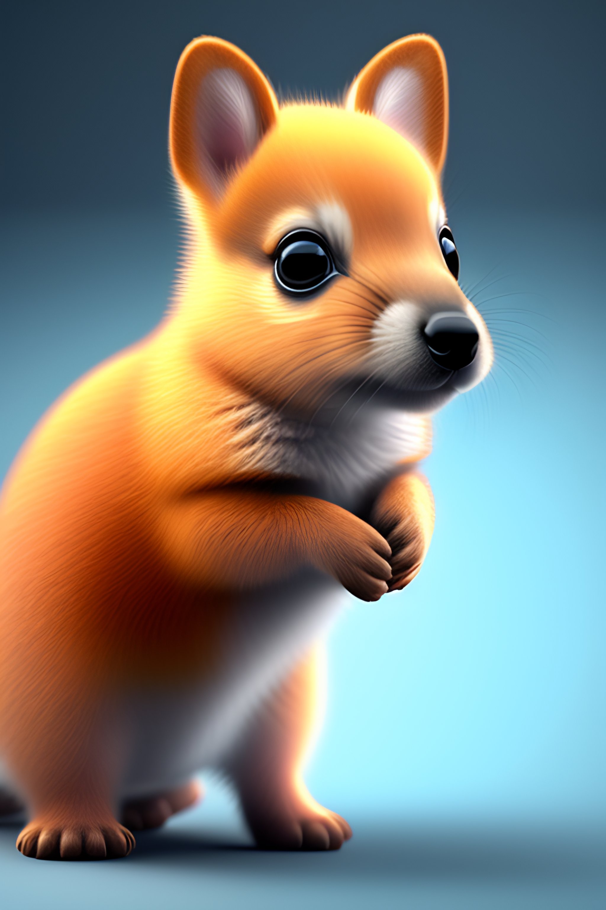 Lexica - Cgi rendering, very photorealistic, figure of cute little ...
