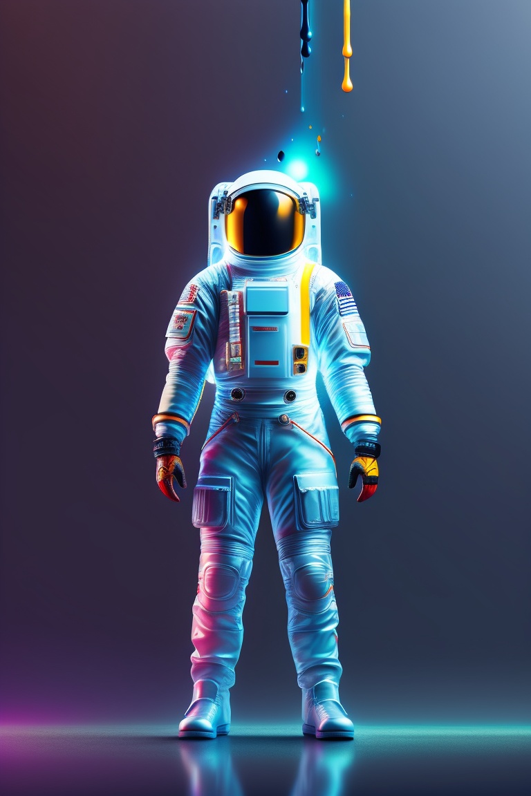Lexica - Astronaut artistic full body , paint dripping , 8k , hyper ...