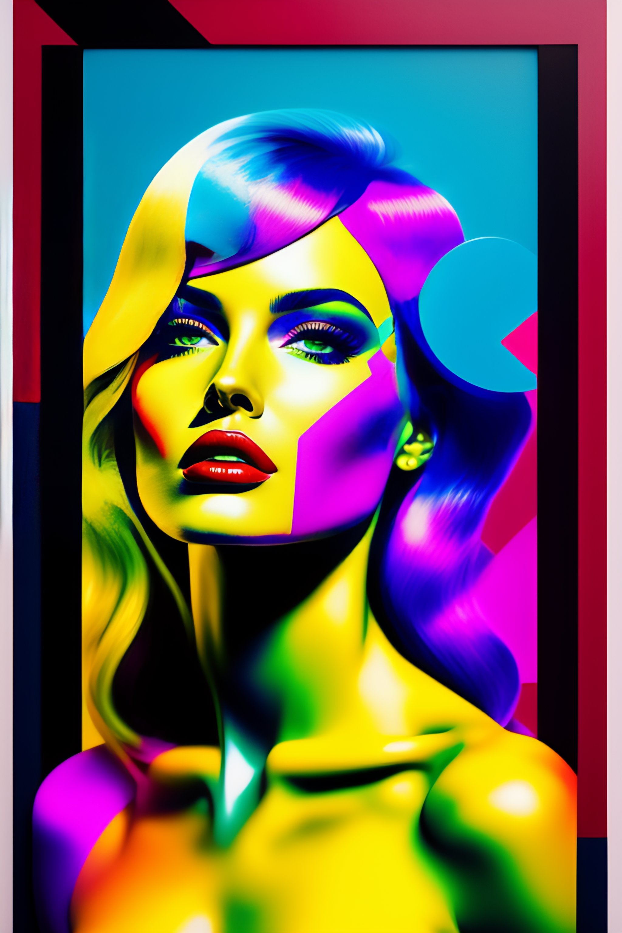 Lexica - Pop art, hyper- female model in the streets of new-york ...