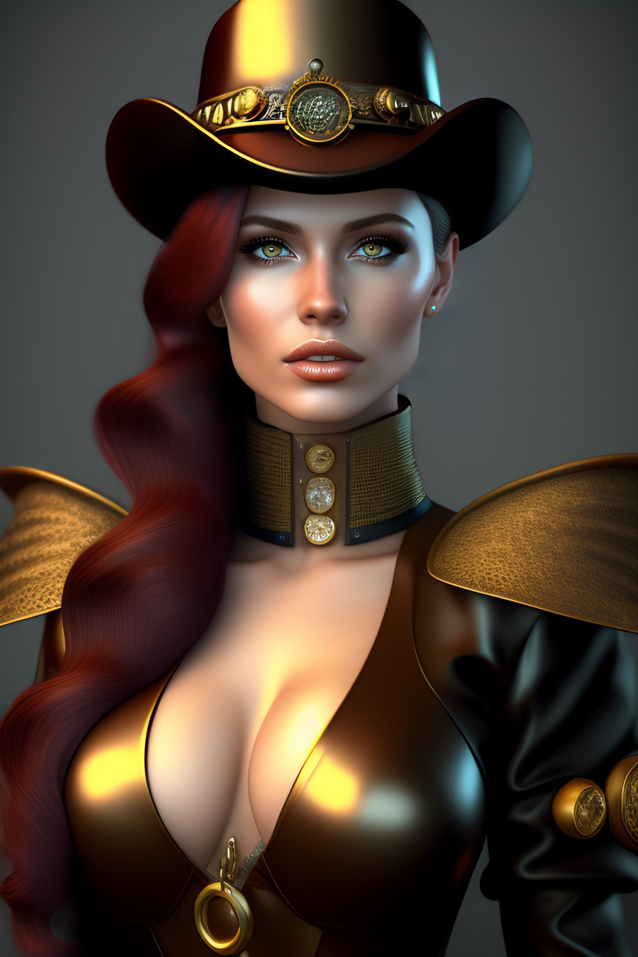 Lexica - Cybergirl amanda welp steampunk realistic 3d render --q 5 --ar 1:1