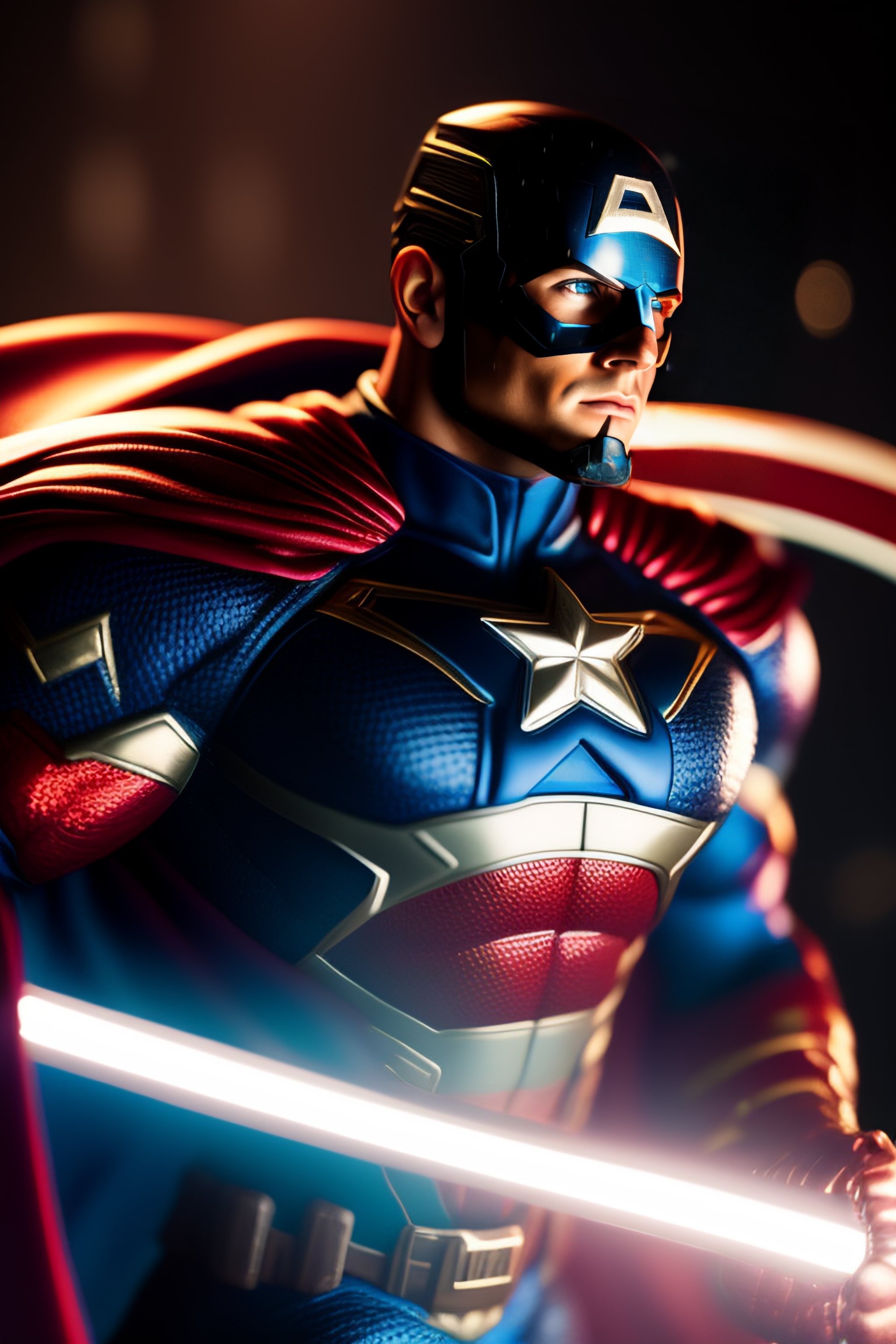 Lexica - Superhero captain america, highly detailed, unreal engine 5 ...