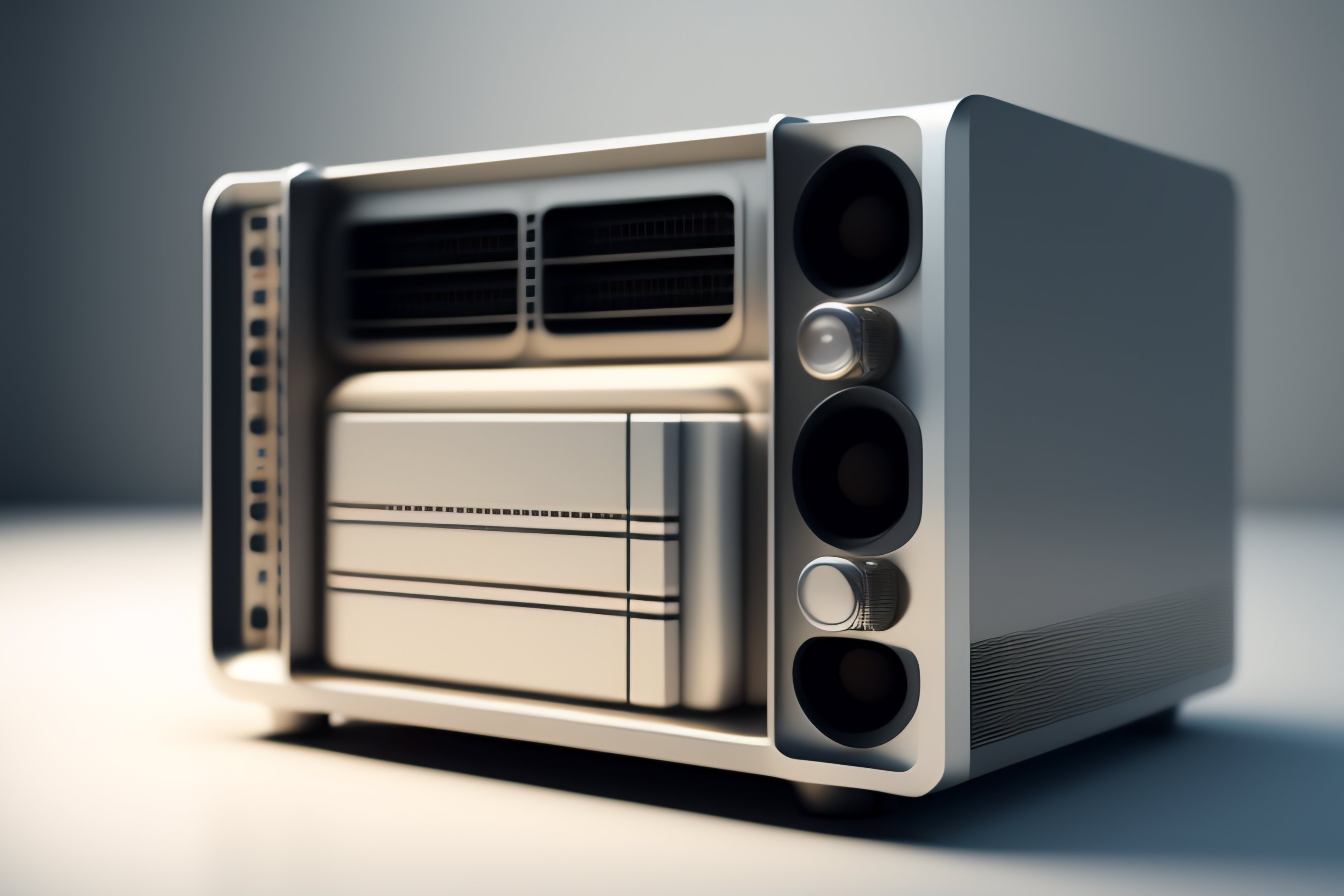 Lexica - A computer designed by Dieter Rams. Intricate render ...