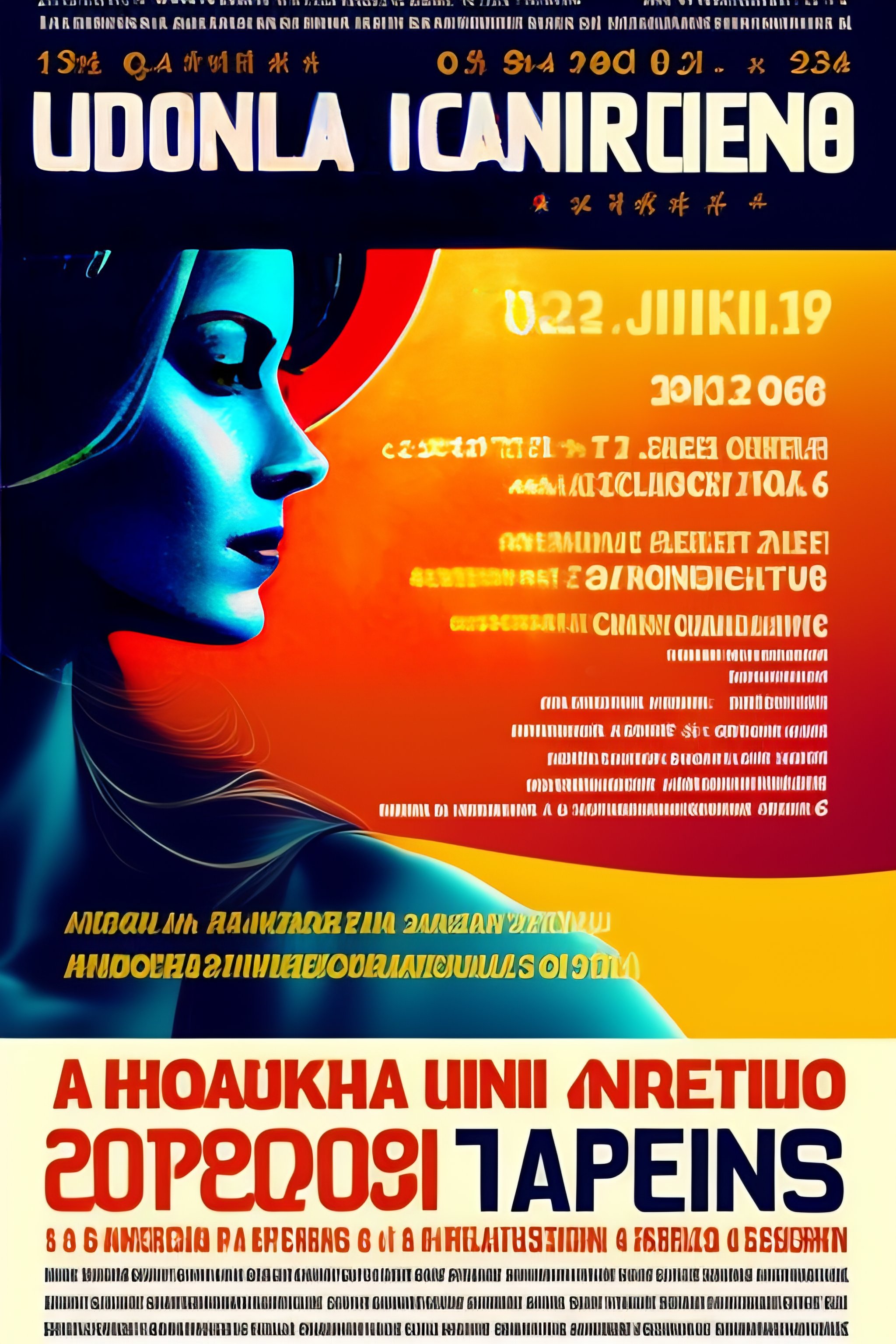 Lexica - Une affiche abstraite pour un colloque universitaire simple et ...