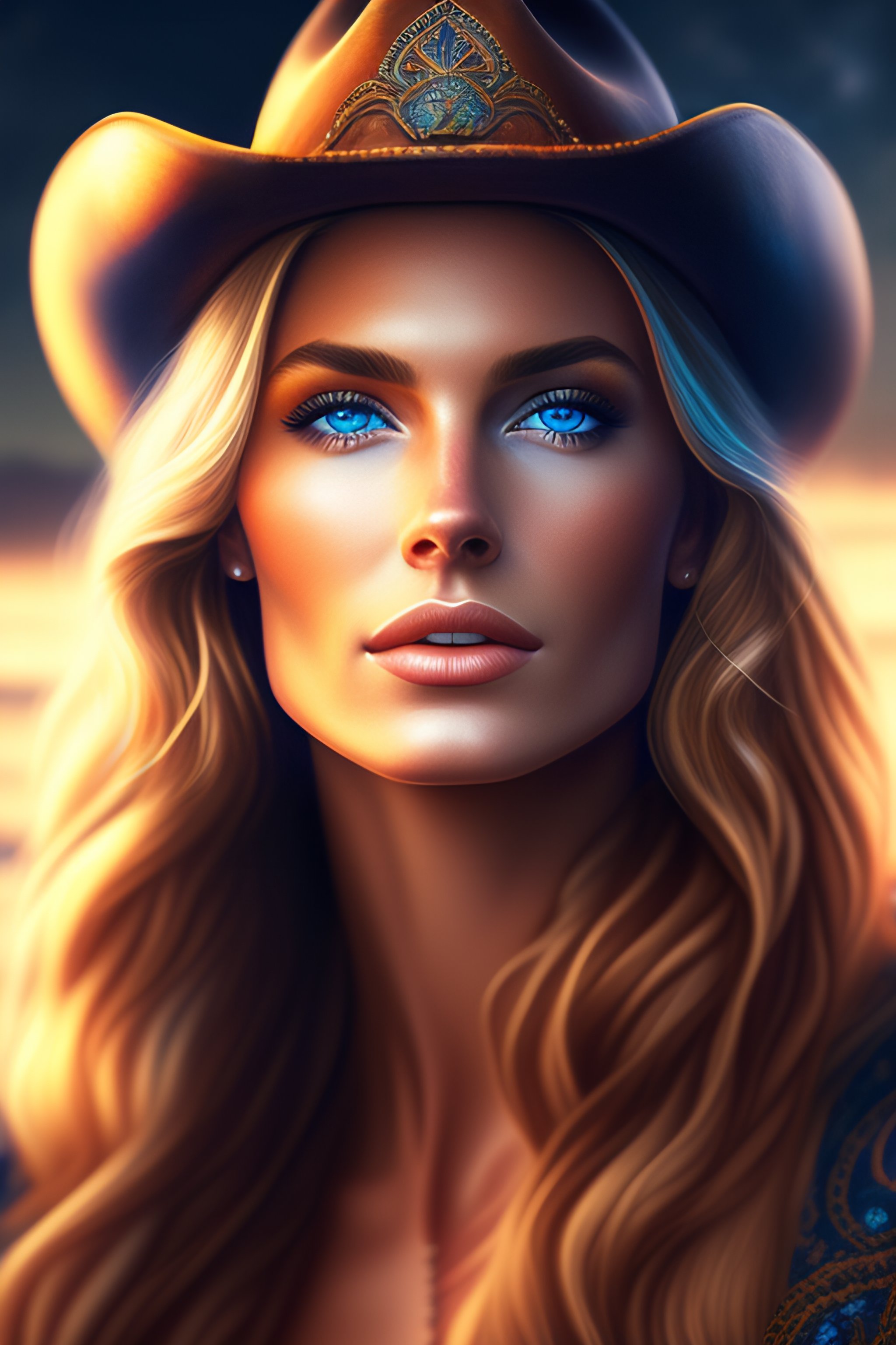 Lexica - Ultra detailed facial portrait of beautiful nordic woman, blue ...