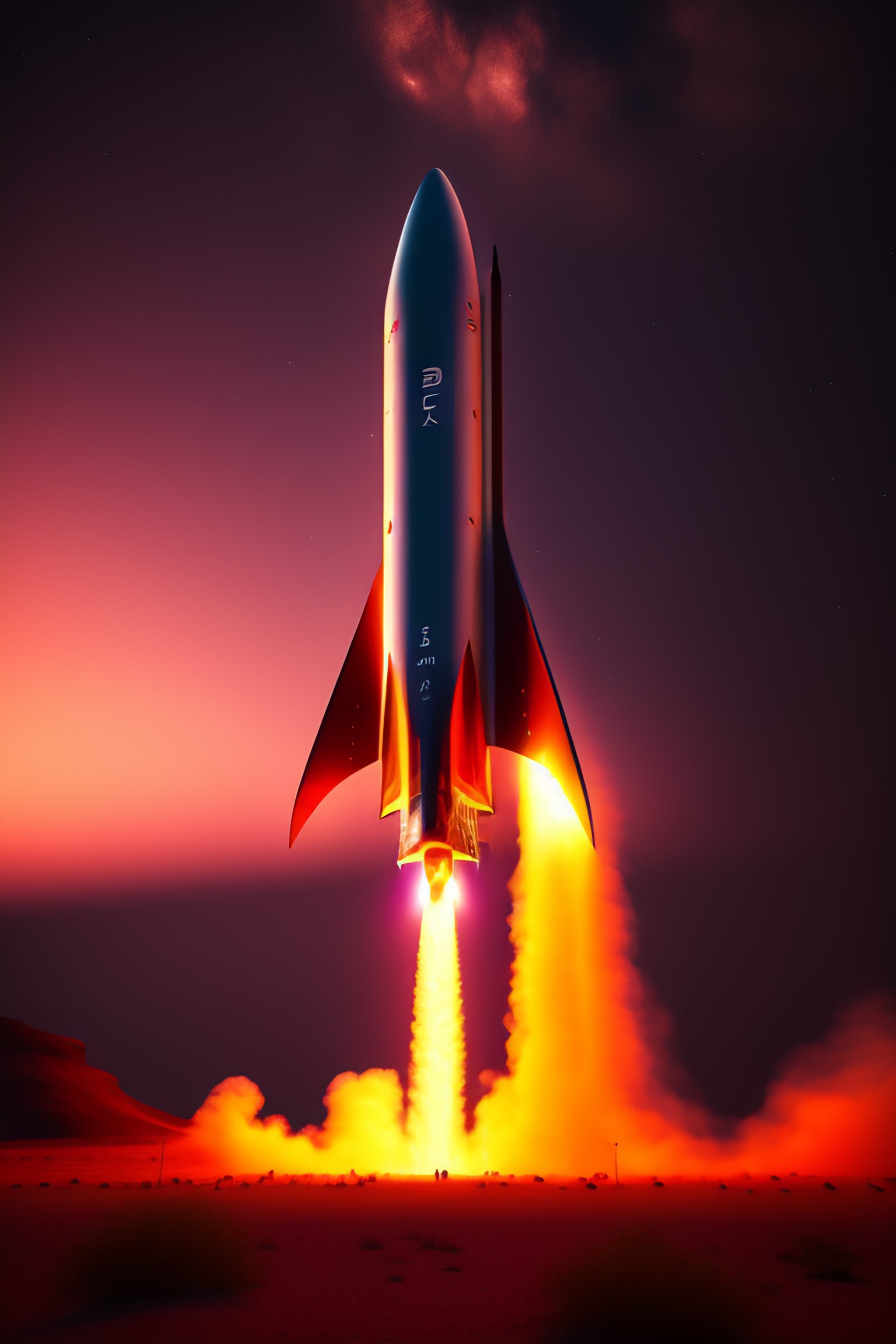 Lexica - 50mm Photograph of SpaceX starship landed on a Mars realistic ...