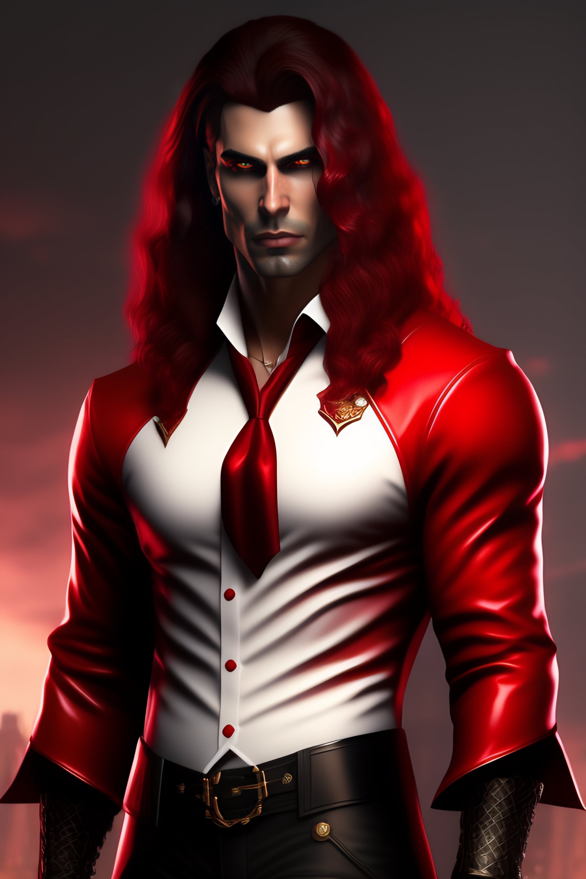 Lexica - Digital art fullbody portrait of vampire the masquerade ...