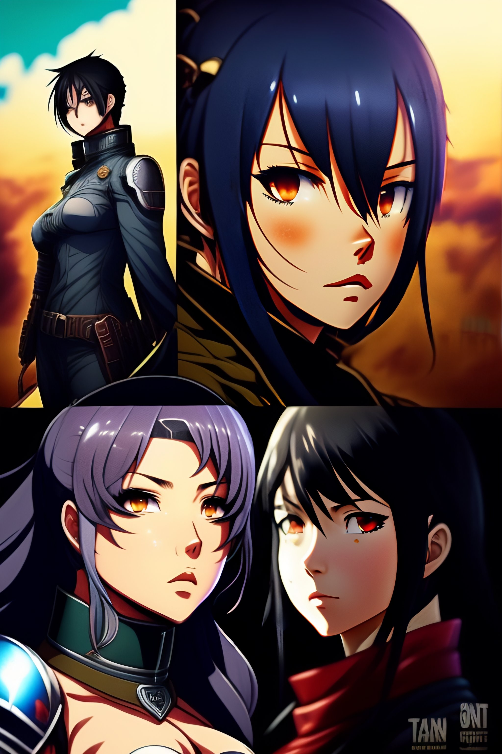 Lexica - , fight, anime, attack on titan, woman, big jango fett