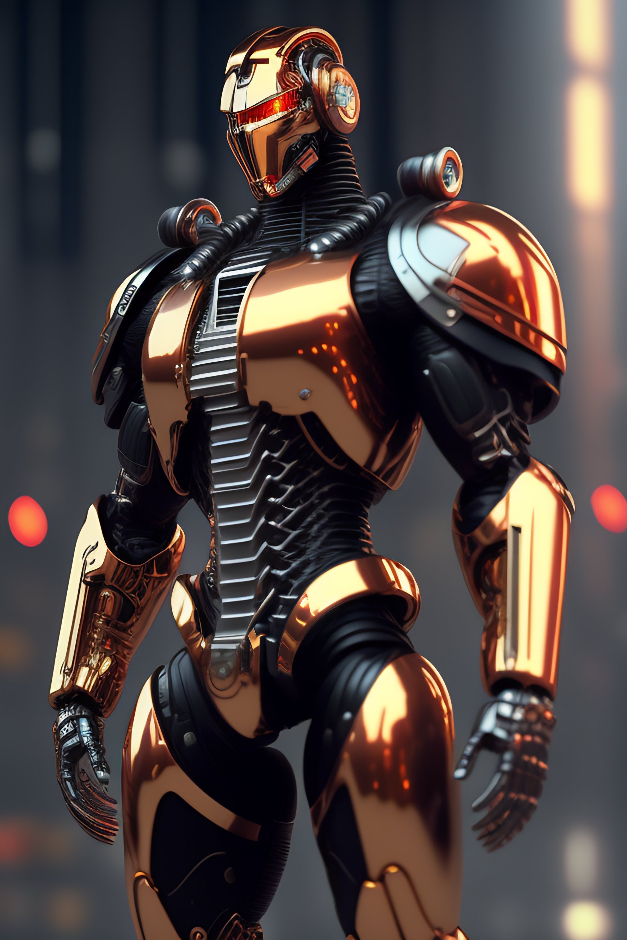 Lexica - Terminator biomechanic, full body cinematic style digital art ...