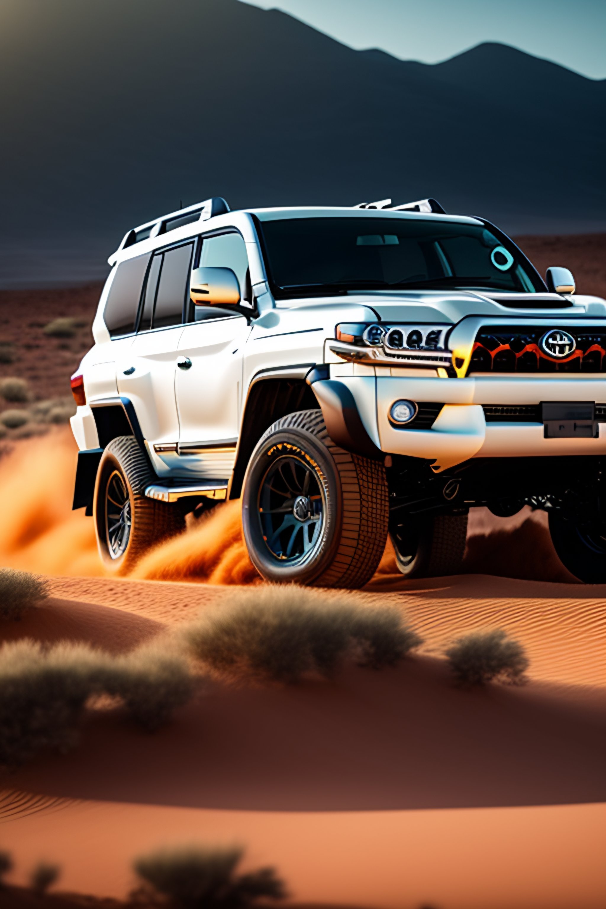 Lexica - Still photo of a modified toyota land cruiser 79 series 4wd ...