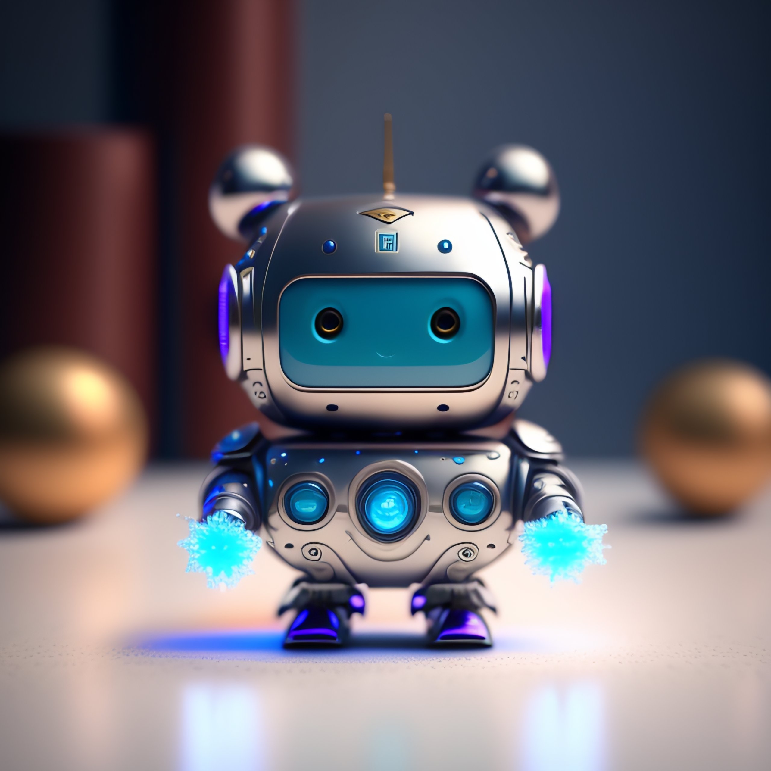 Lexica - Mini frozen robot that help sending data, data transmissions ...